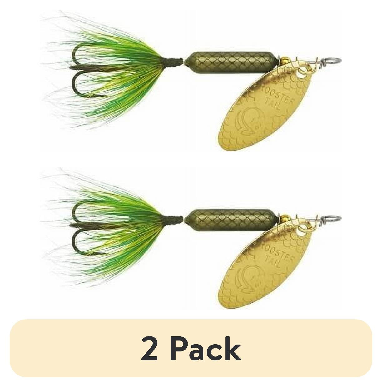(2 pack) Yakima Bait Original Rooster Tail, Inline Spinnerbait Fishing ...