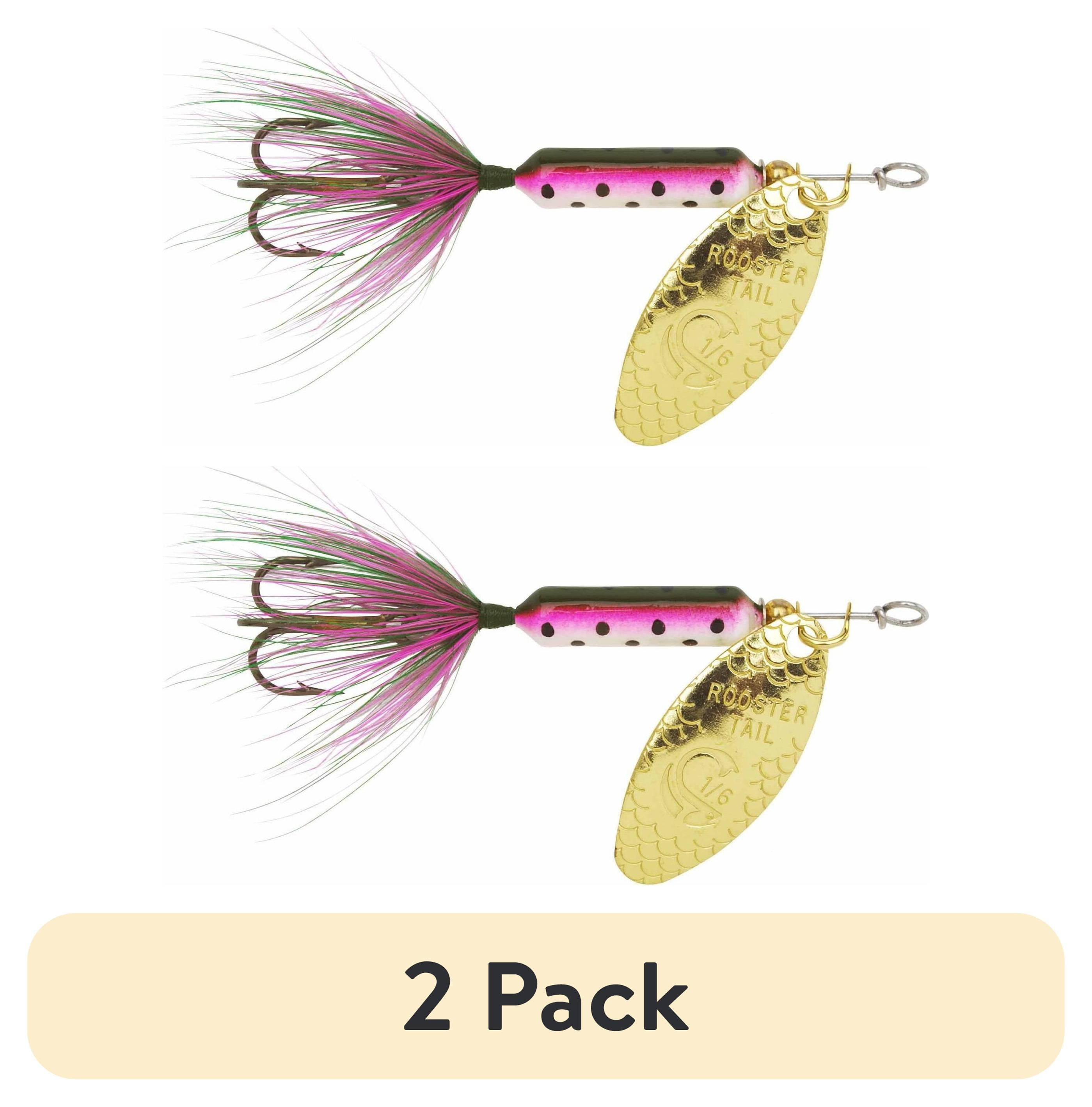 (2 pack) Yakima Bait Worden's Original Rooster Tail, Fishing Lure ...