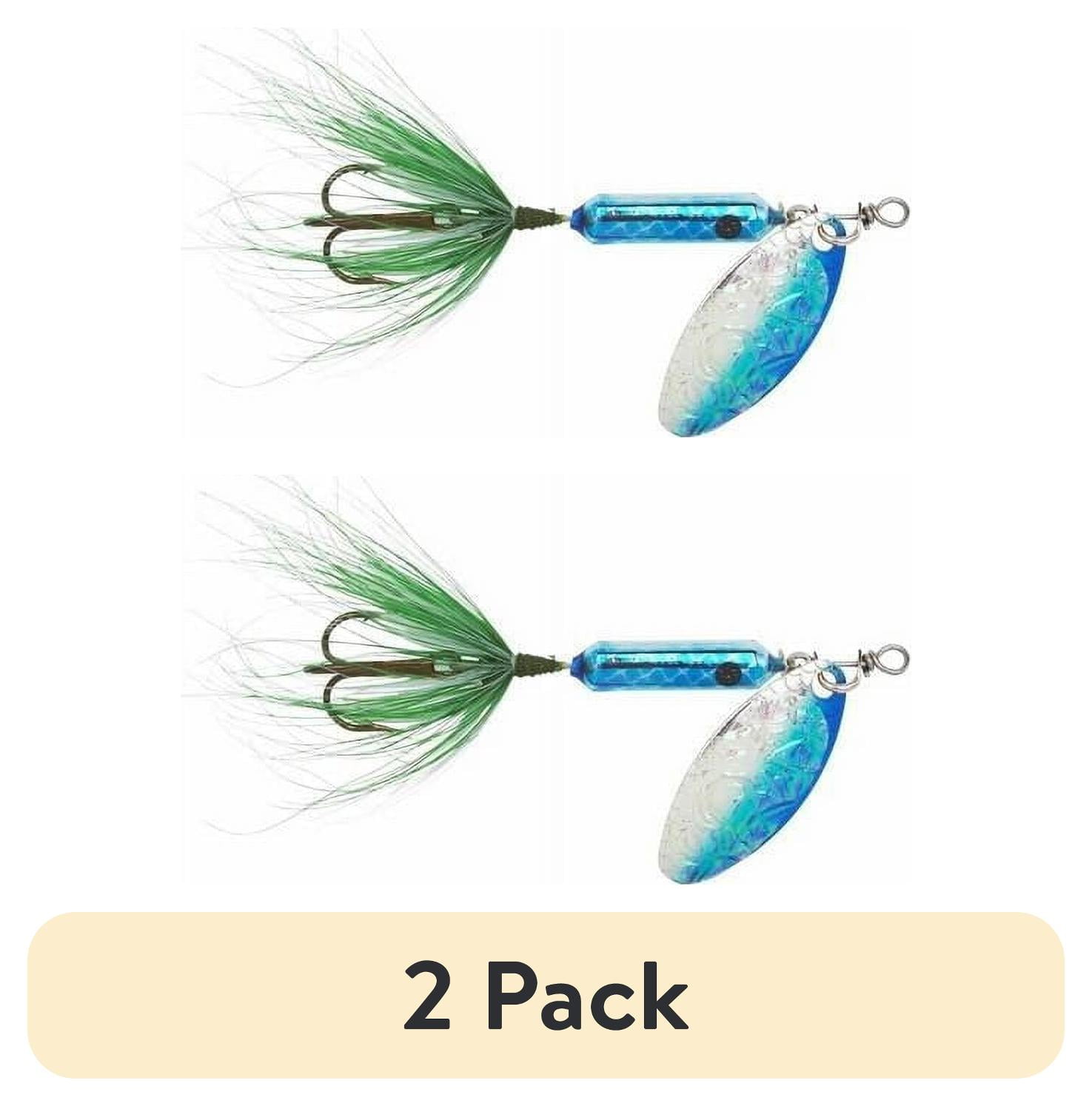 (1 pack) Yakima Bait Worden's Original Rooster Tail, Fishing Lure, Inline Spinnerbait , 208-FBLU ...