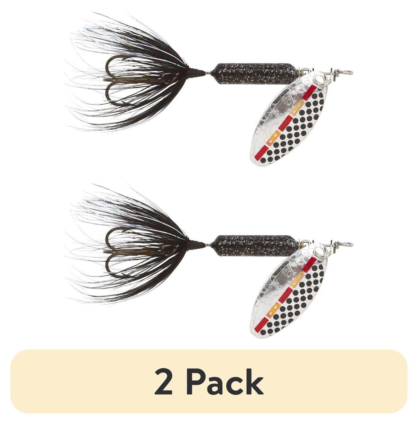 Yakima Bait 2 Pack UV Rooster Tail Inline Spinnerbait Fishing Lure ...