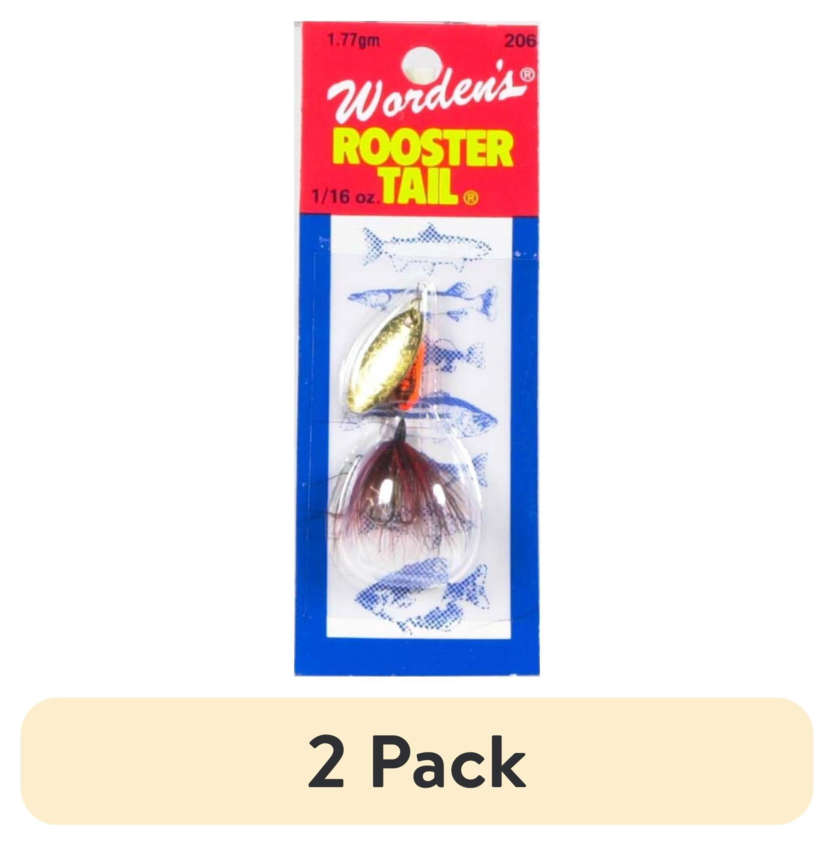 (2 pack) Yakima Worden's 206CRA 1/16 oz Rooster Tail Spinner Fishing ...