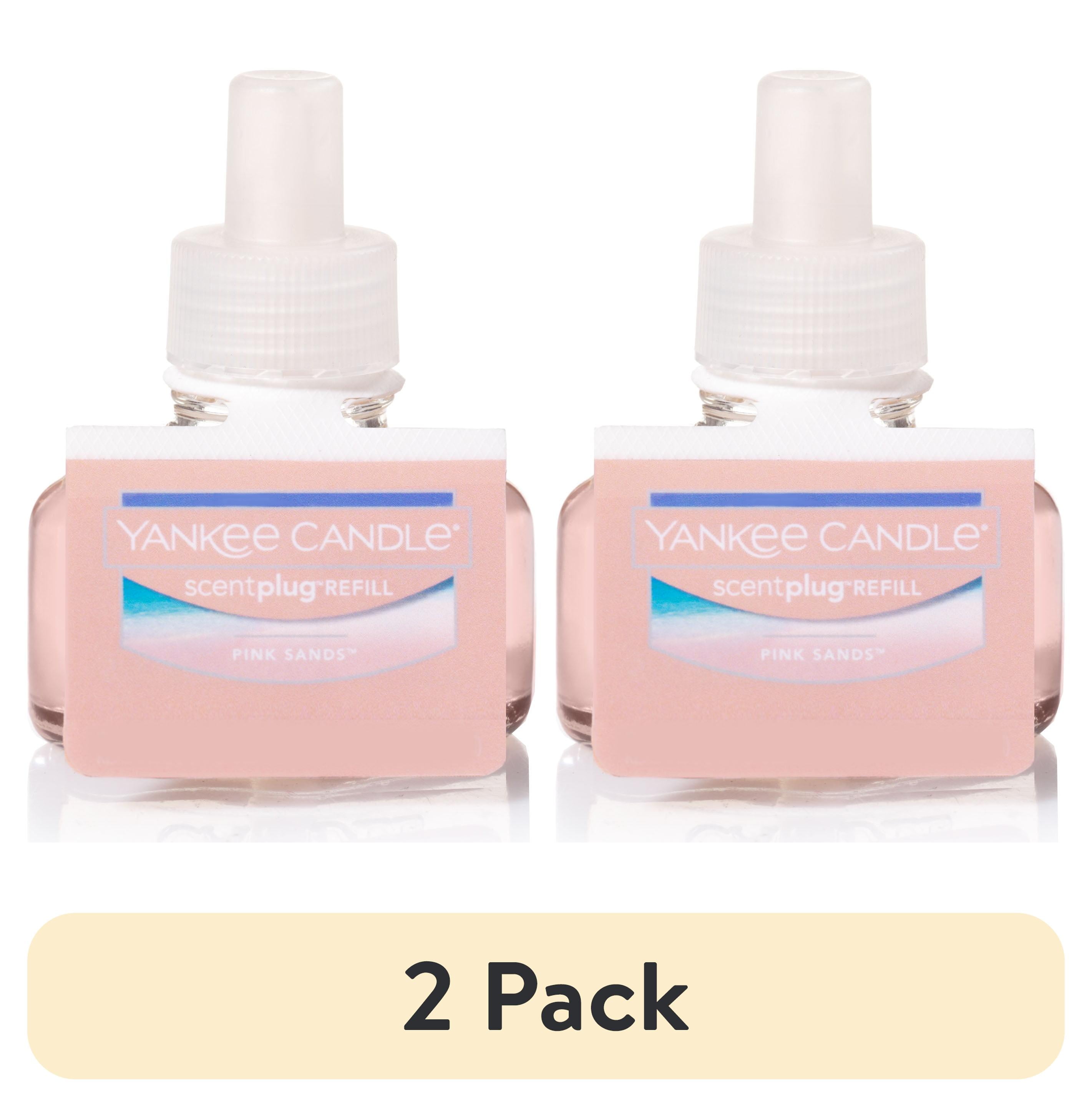 (2 pack) Yankee Candle Pink Sands ScentPlug Fragrance Oil Refill, 0.625 ...
