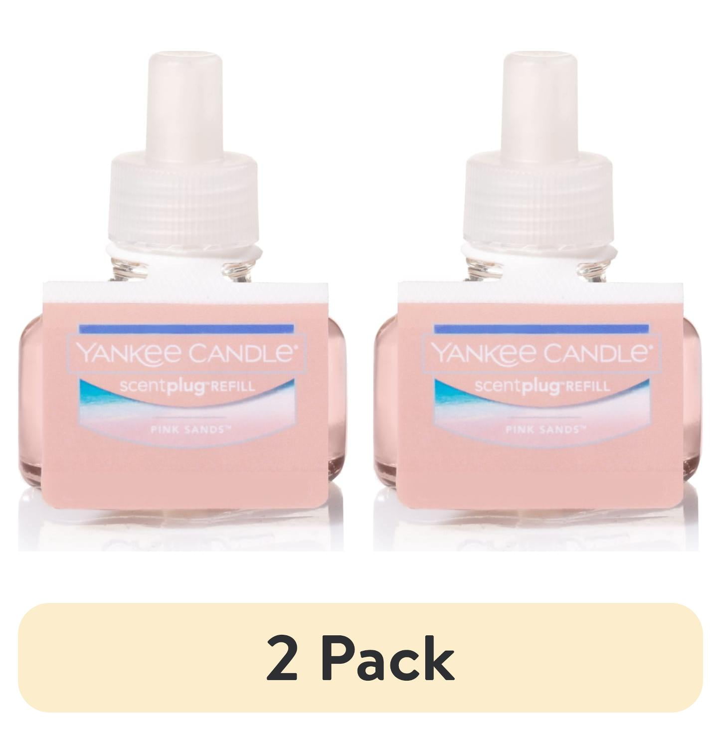 (2 pack) Yankee Candle Pink Sands ScentPlug Fragrance Oil Refill, 0.625 ...