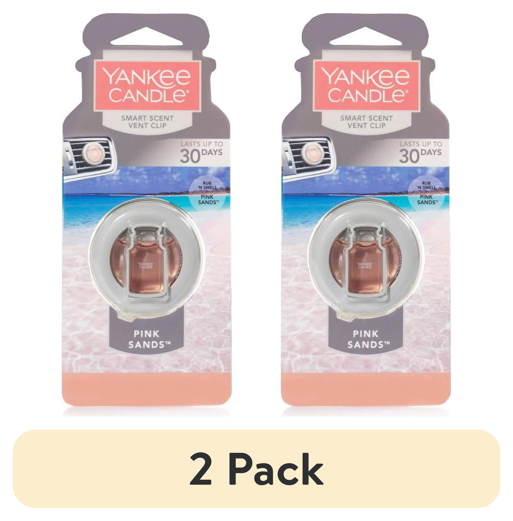 (2 pack) Yankee Candle Smart Scent Pink Sands Vent Clip Air Freshener ...