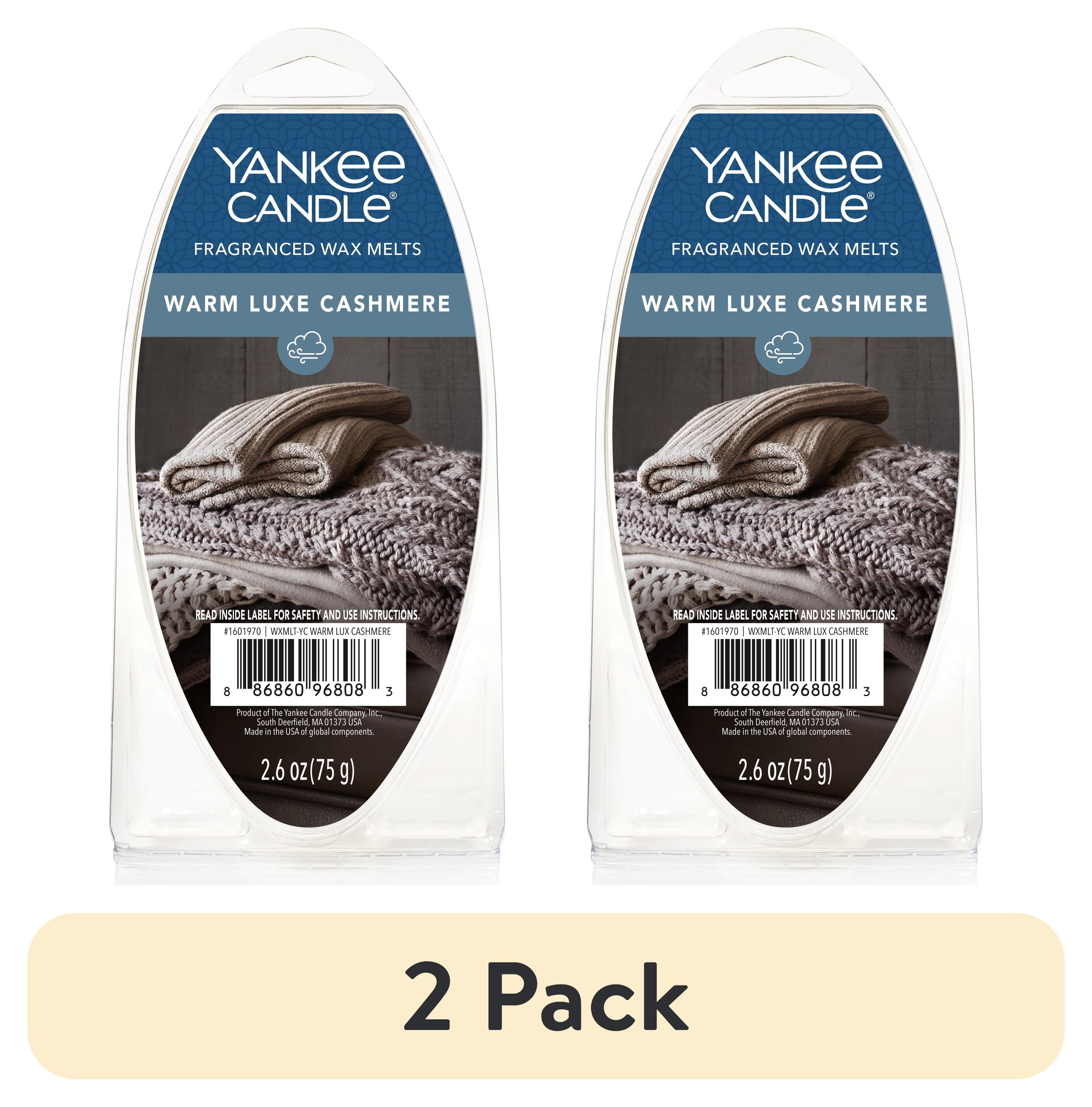 (2 pack) Yankee Candle Warm Lux Cashmere Fragranced Wax Melts (Single ...
