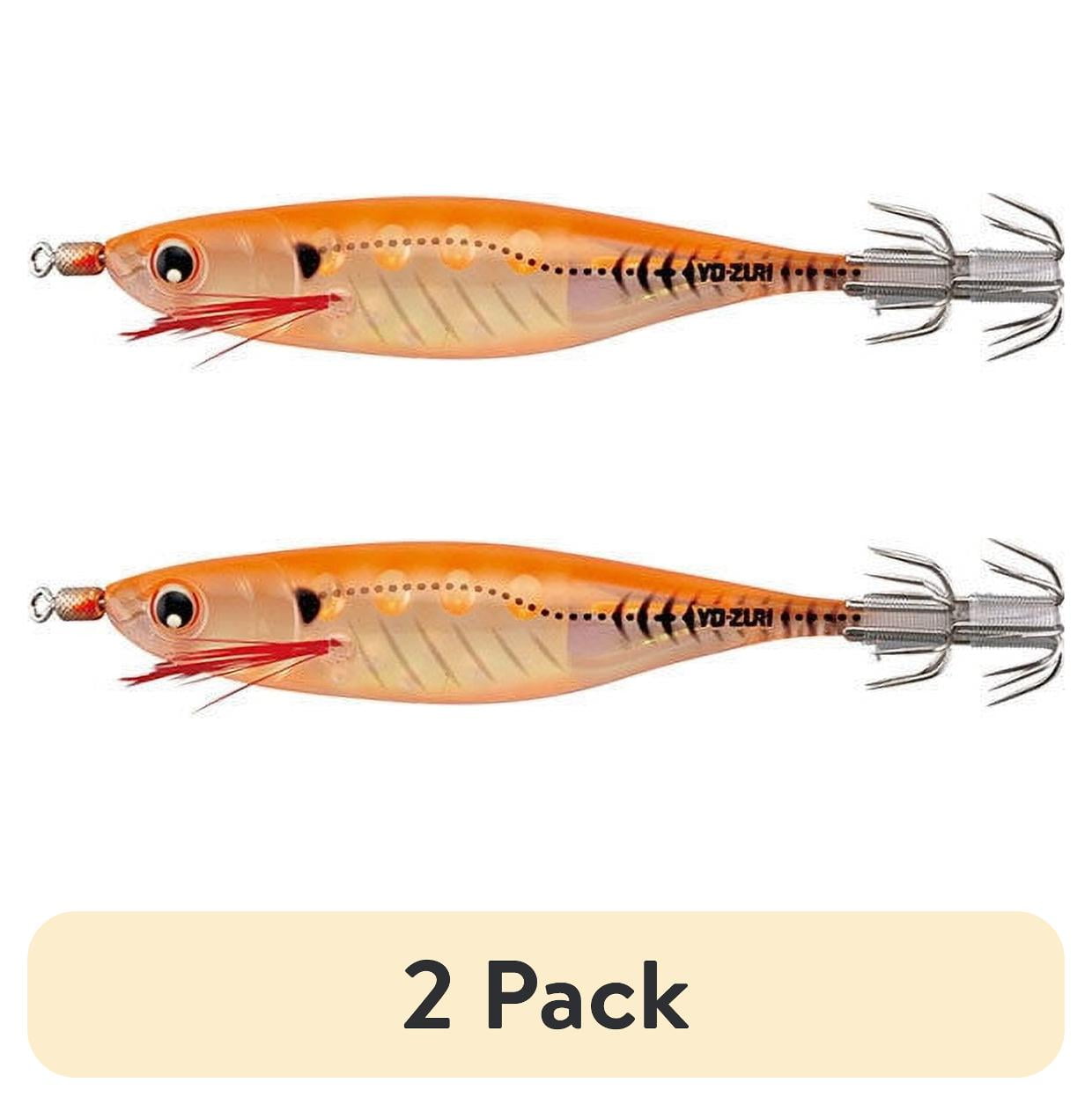 (2 pack) Yo-Zuri Squid Jig Ultra Bait Aurora Hard Bait Lure, Luminous Orange - Walmart.com