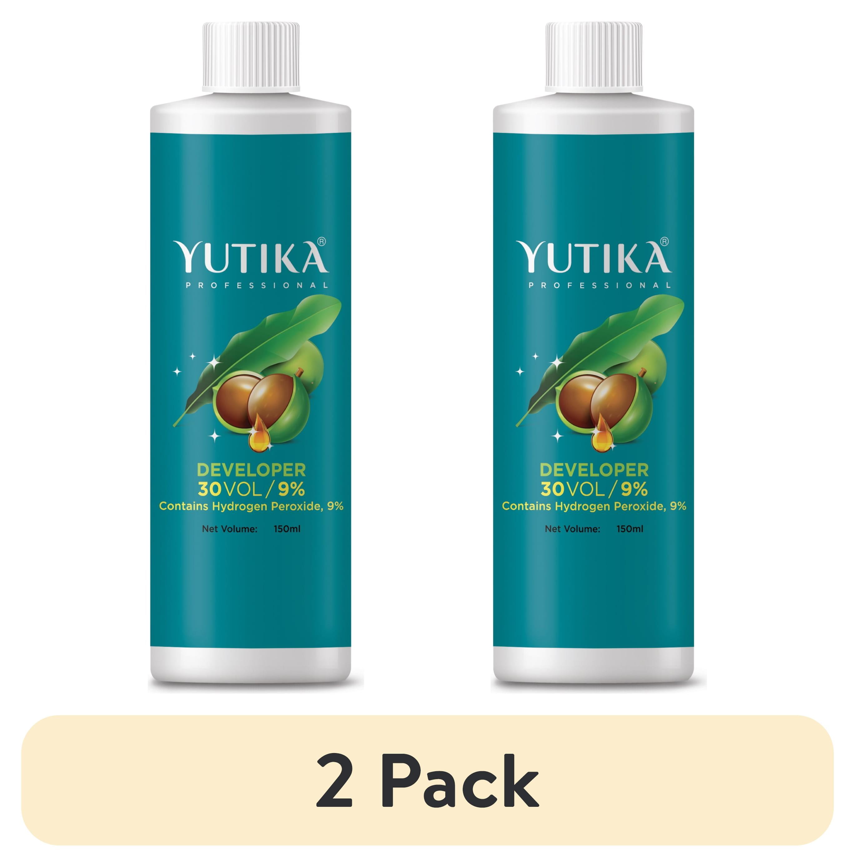 (2 pack) Yuthika Professional 30 Vol Hair Dye Developer, Long-Lasting ...