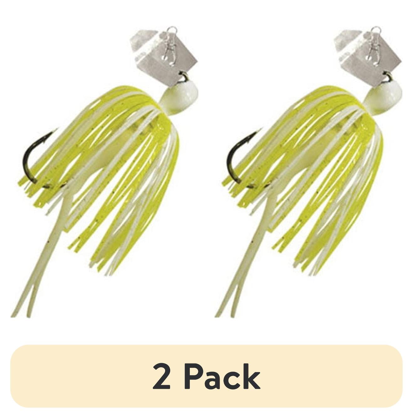 (2 pack) Z-Man Chatterbait Micro 1/8oz Chartreuse/White - Walmart.com