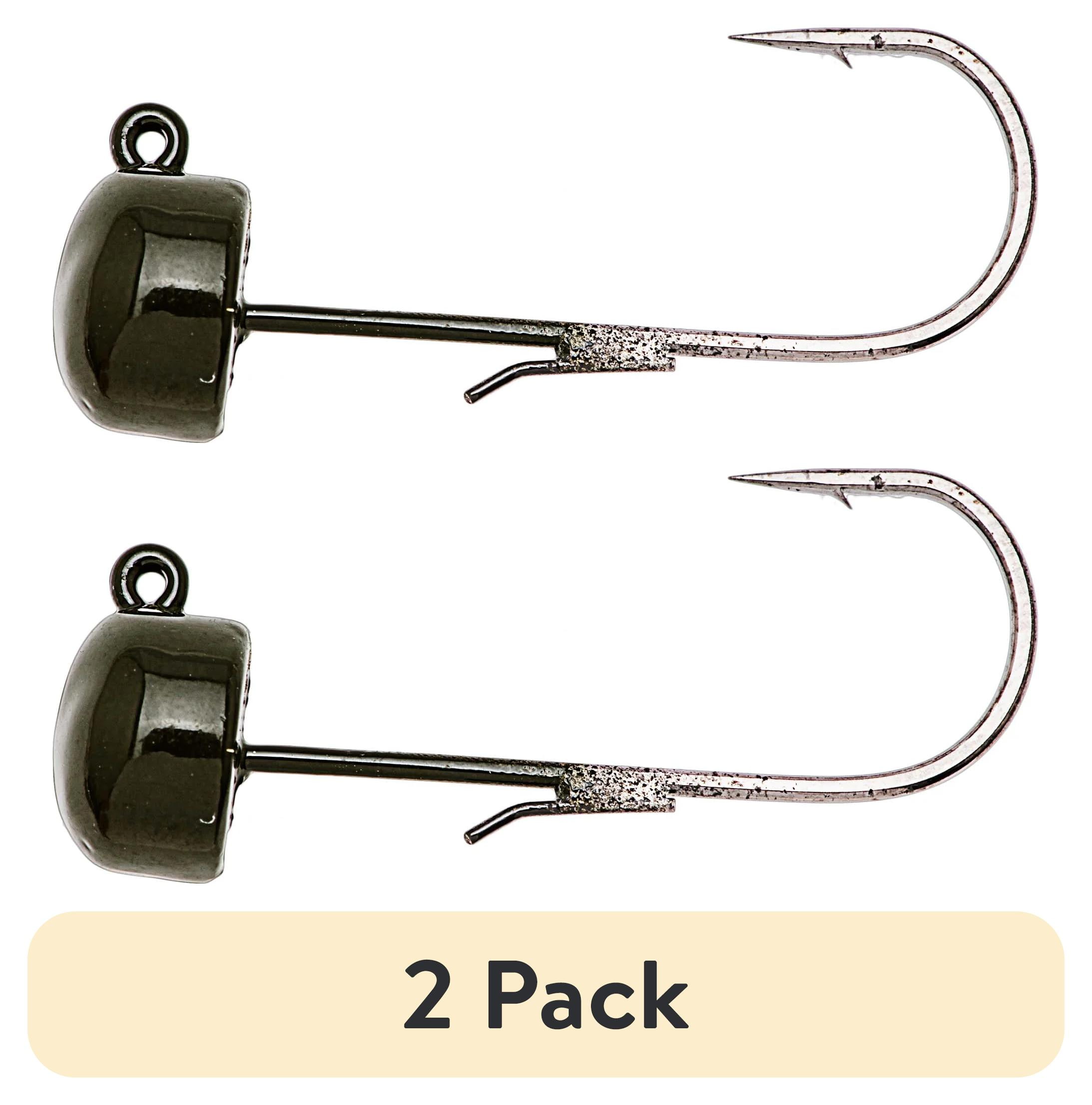 (2 pack) Z-Man Finesse Shroomz Jig Head, 1/10 oz, Black - Walmart.com