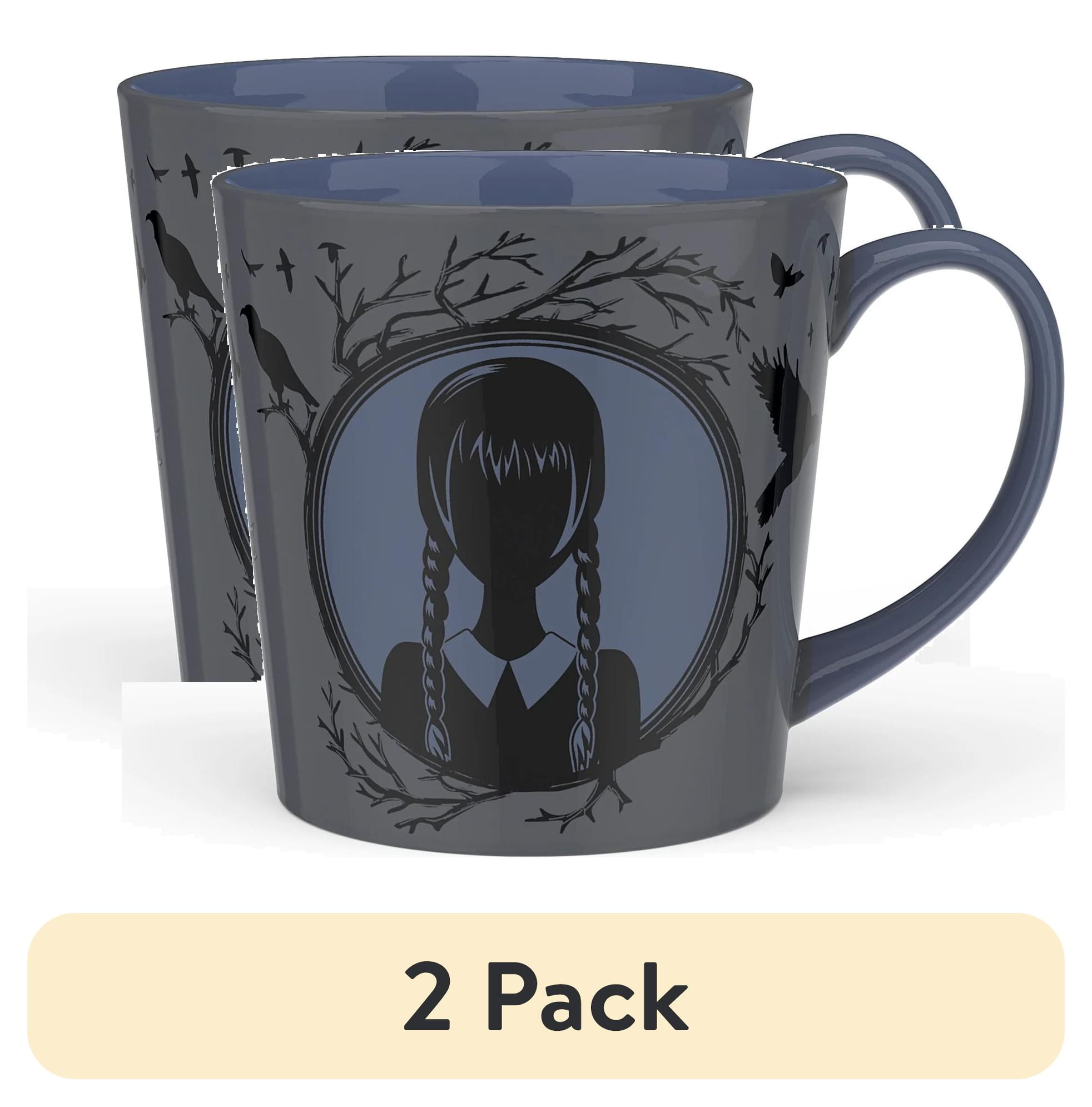 (2 pack) Zak Designs Wednesday Emerson Mug, Wednesday - Walmart.com