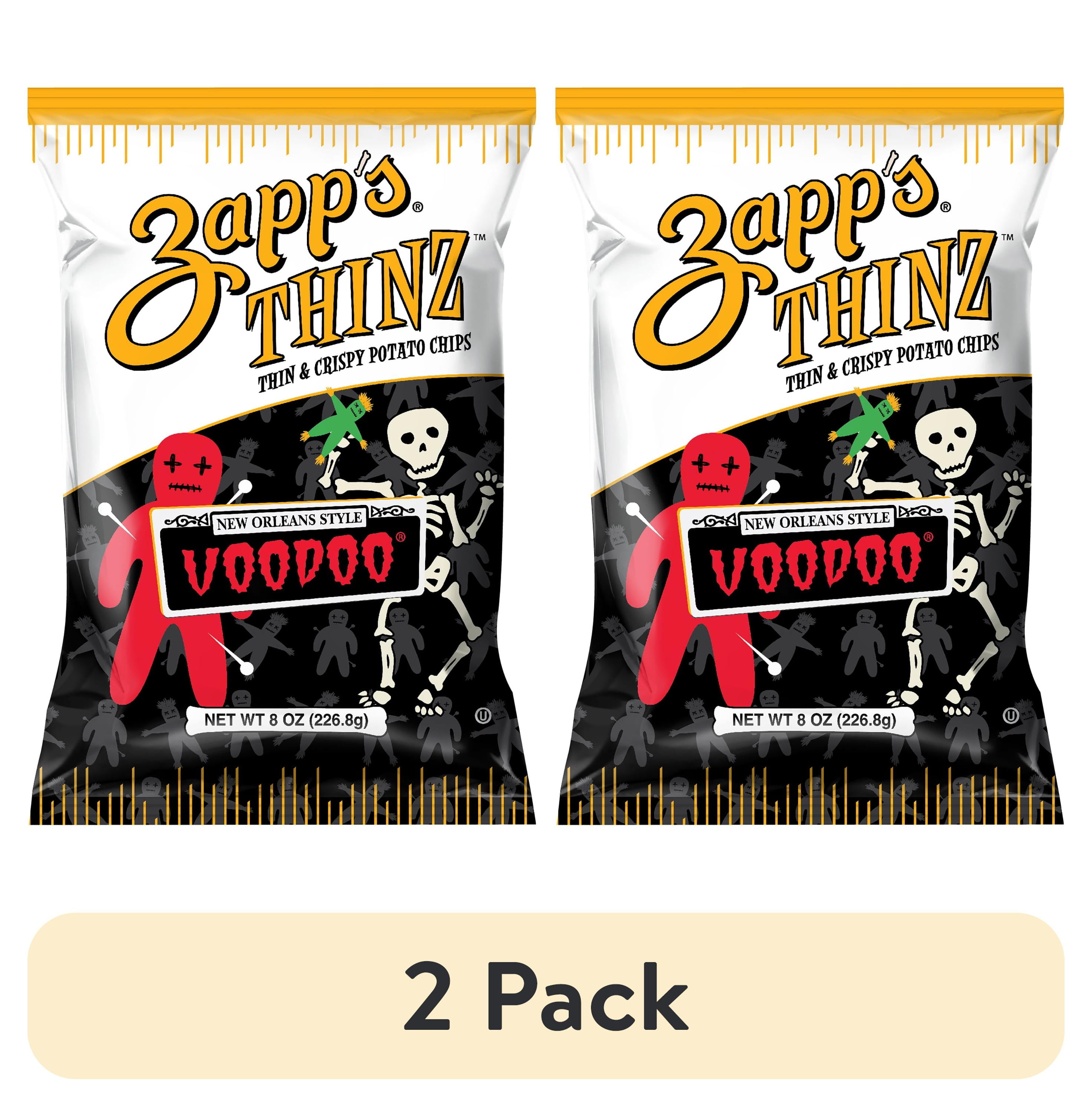 (2 pack) Zapp's Voodoo Thinz New Orleans Style Thin & Crispy Potato ...