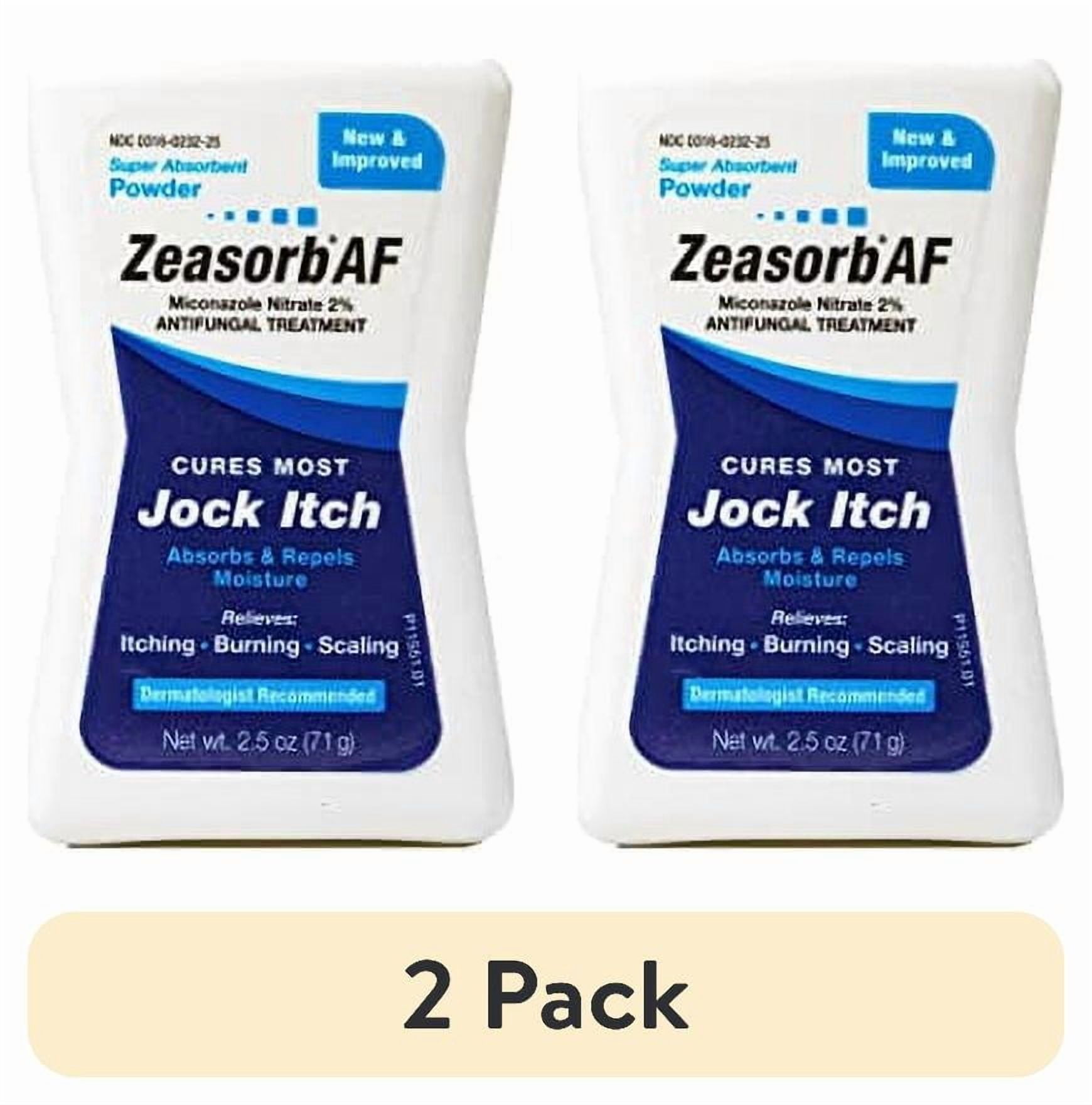 (2 pack) Zeasorb Super Absorbent Antifungal Treatment Powder for Jock ...