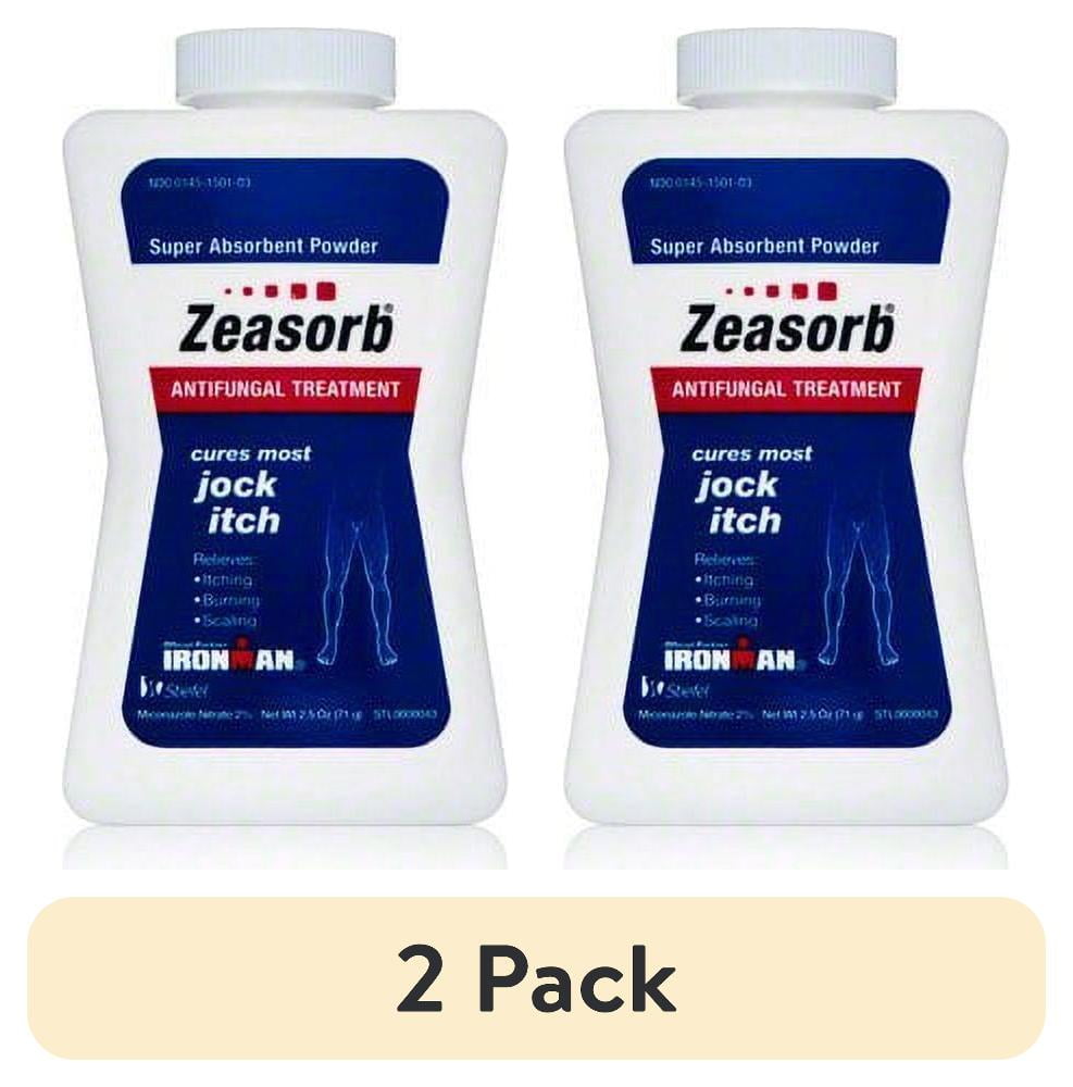 (2 pack) Zeasorb Super Absorbent Antifungal Treatment Powder for Jock ...