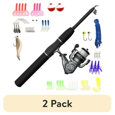 Zebco Ready Tackle Spinning Reel and Fishing Rod Combo, 5-Foot 6-Inch ...