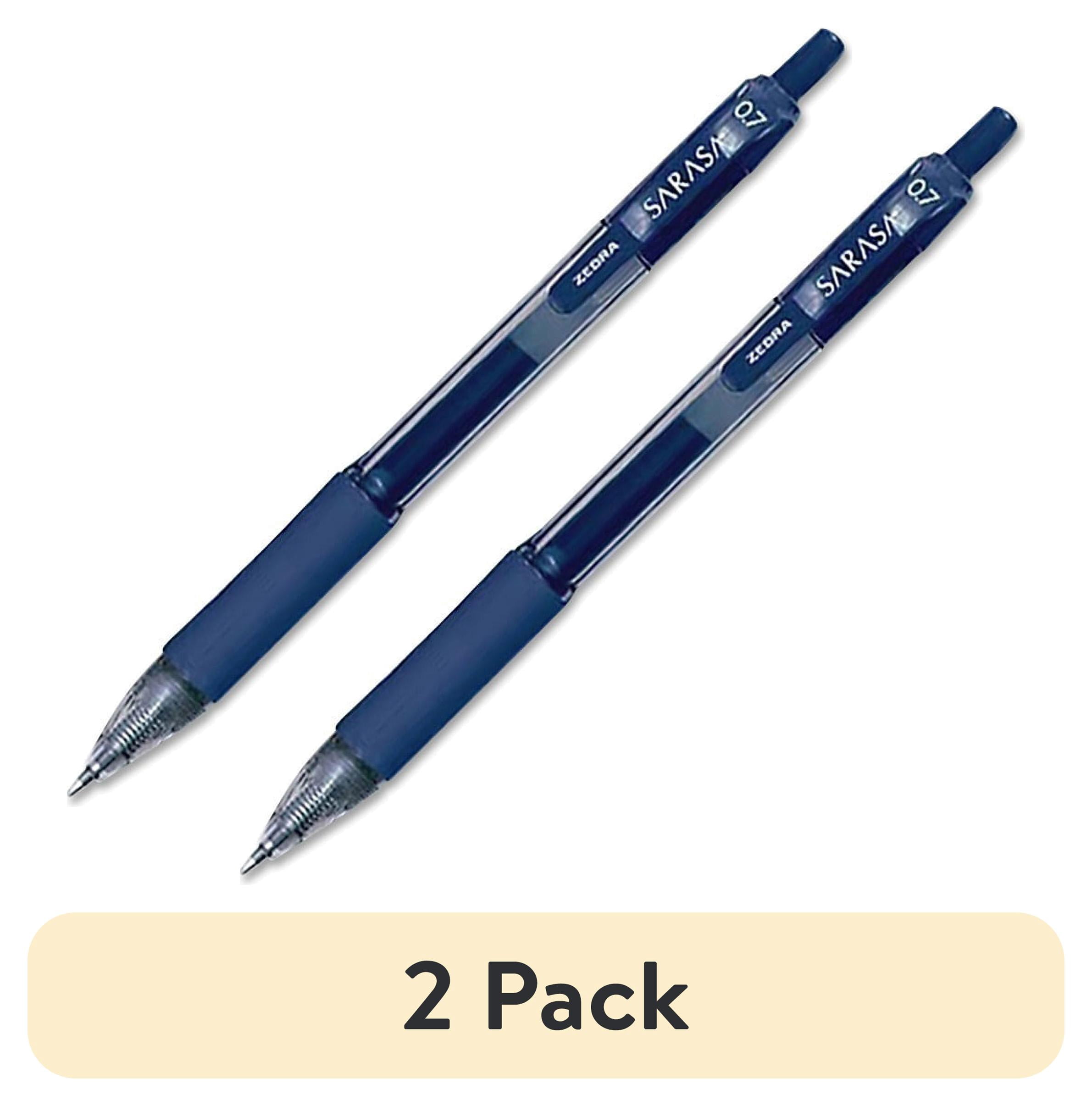 (2 pack) Zebra Sarasa Retractable Navy Blue Gel Ink Pens (Pack of 12 ...