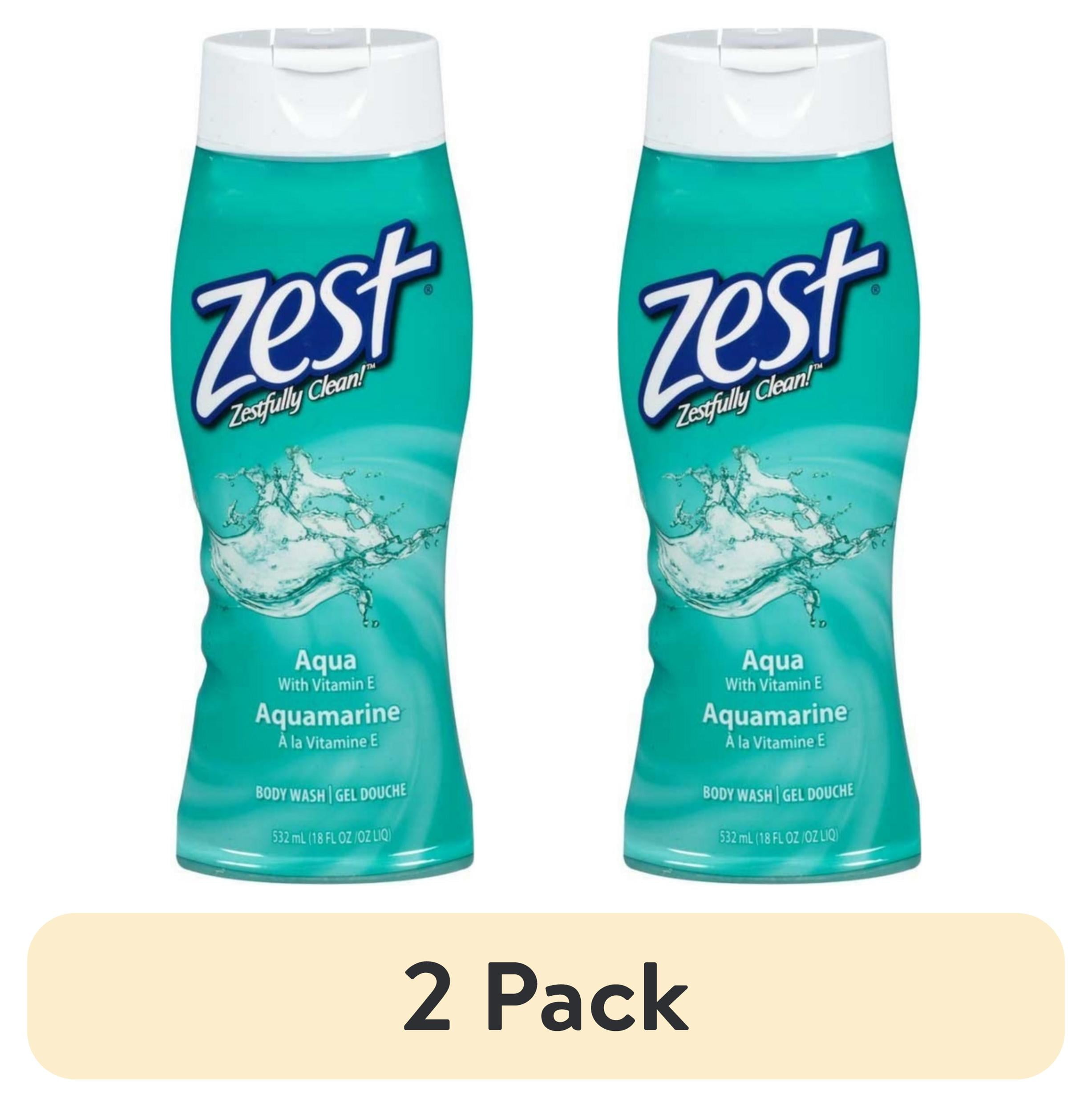 (2 pack) Zest Body Wash, Aqua 18 oz - Walmart.com