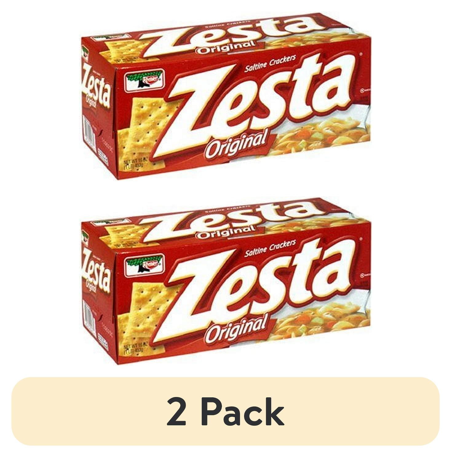 (2 pack) Zesta Saltine Crackers, Restaurant Style Original, 16-Ounce ...