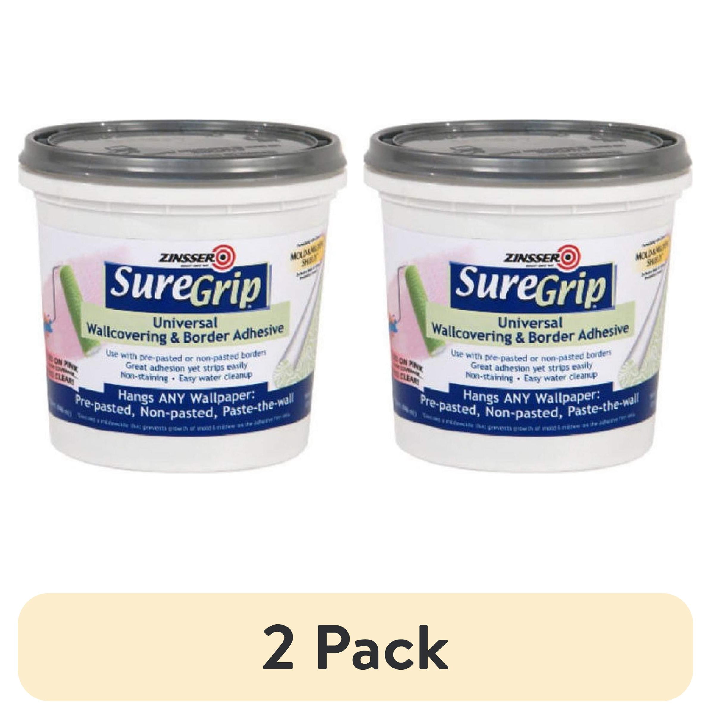 (2 pack) Zinsser SureGrip 1 Qt. Universal Border & Wallcovering ...