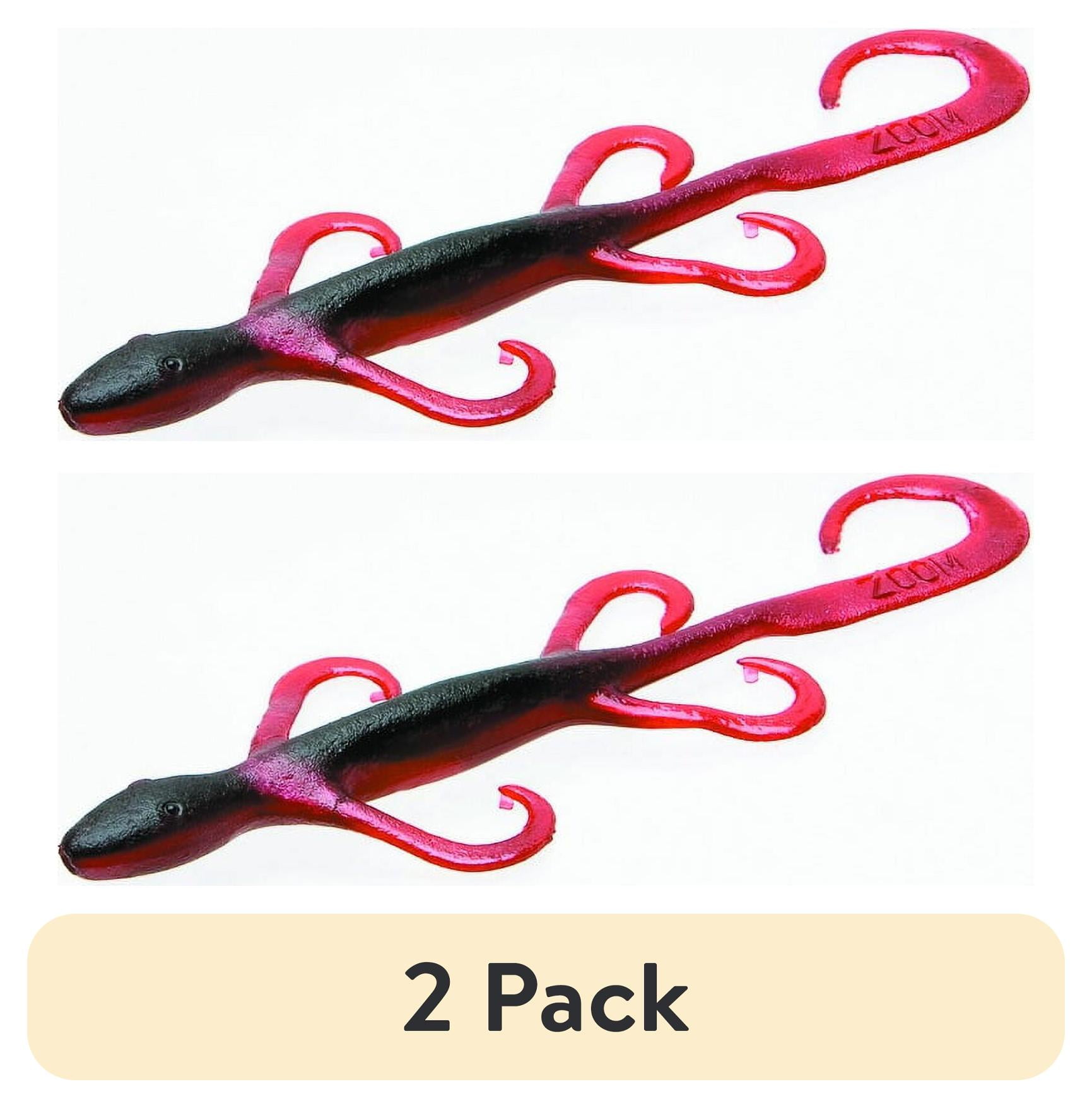 (2 pack) Zoom Lizard 6'' Red Shad 9pk - Walmart.com
