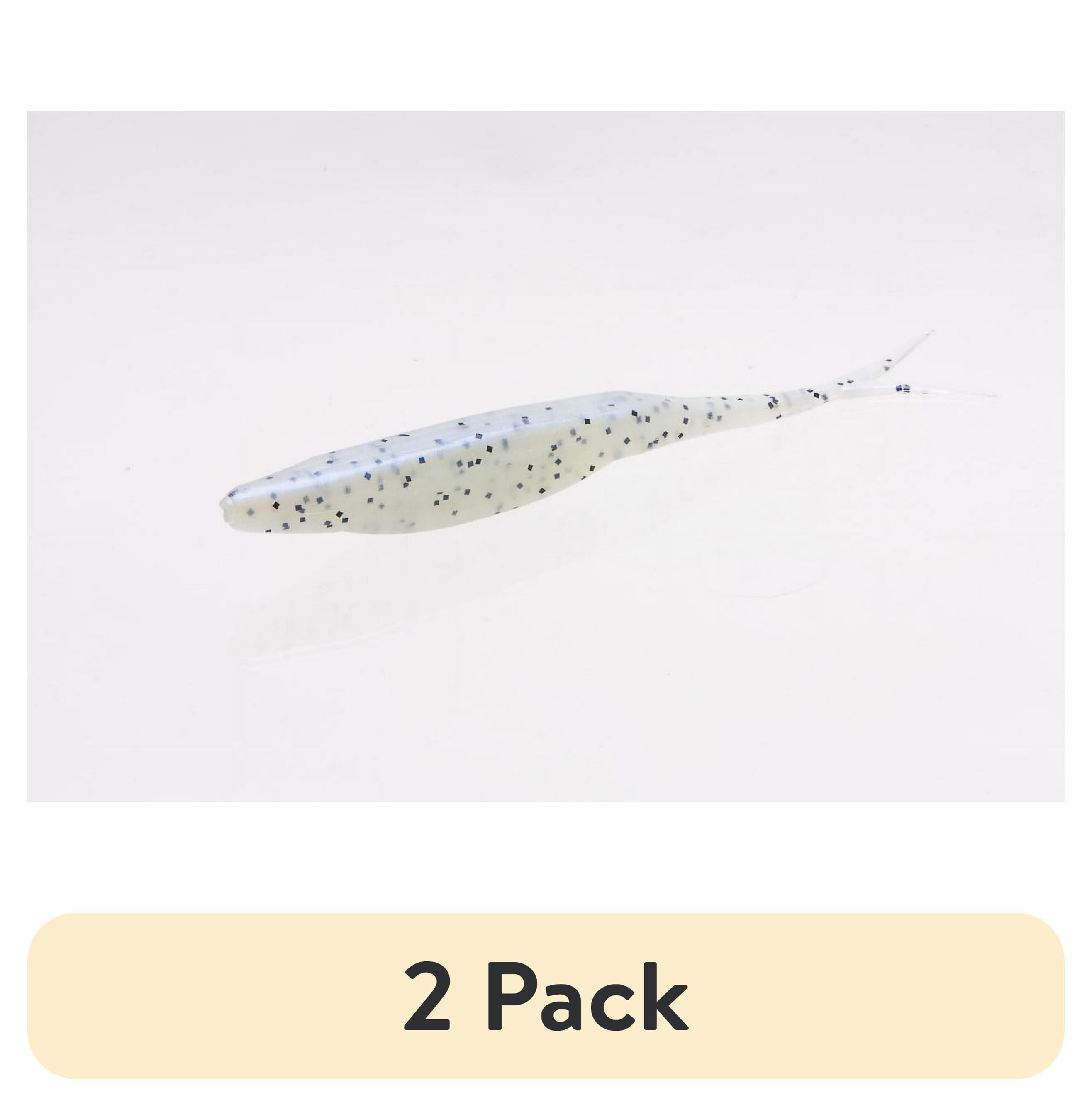 (2 pack) Zoom Super Fluke 5'' Glimmer Blue 10pk - Walmart.com