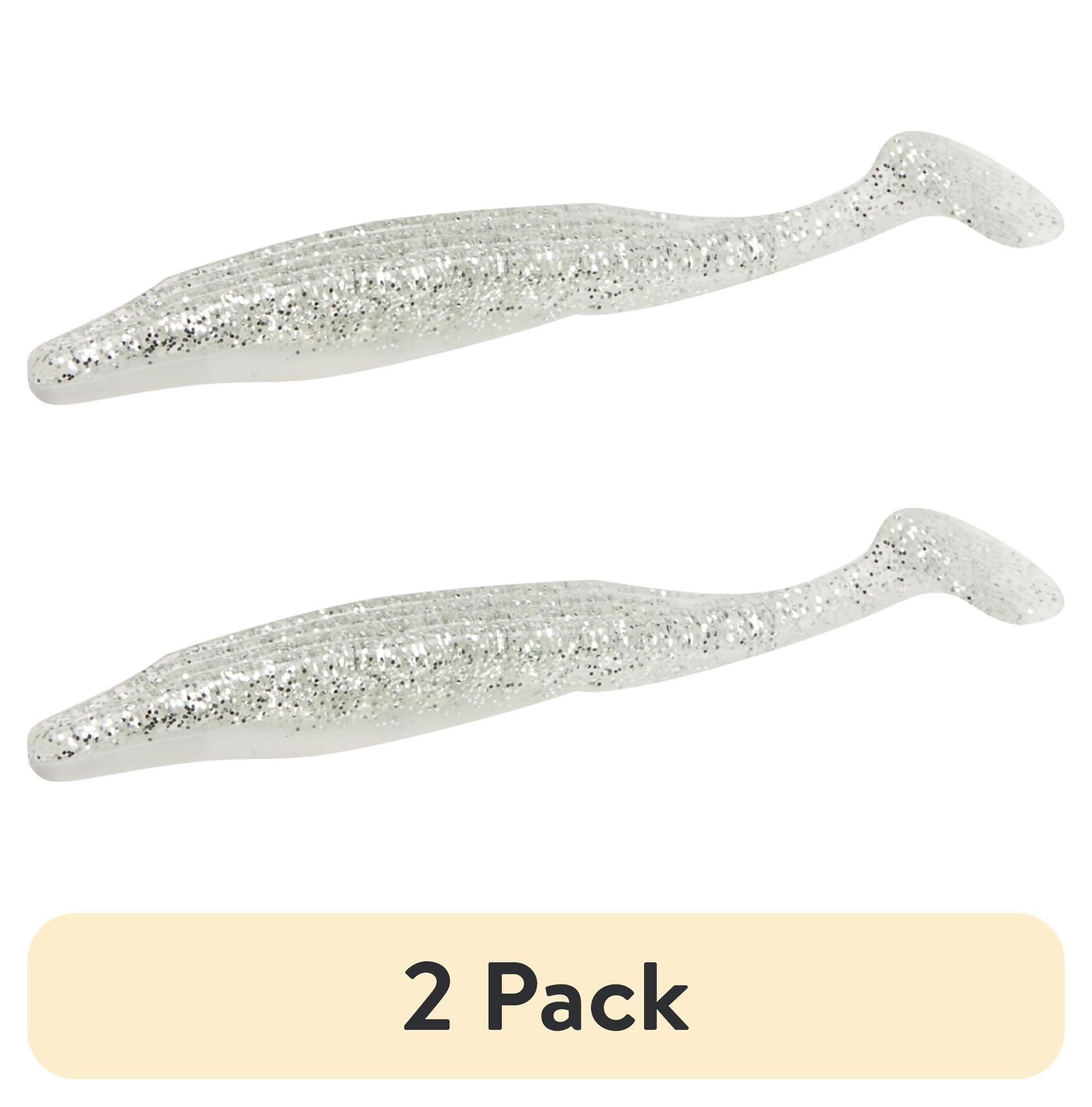 (2 pack) Zoom Swimmin Super Fluke White Ice 5pk - Walmart.com
