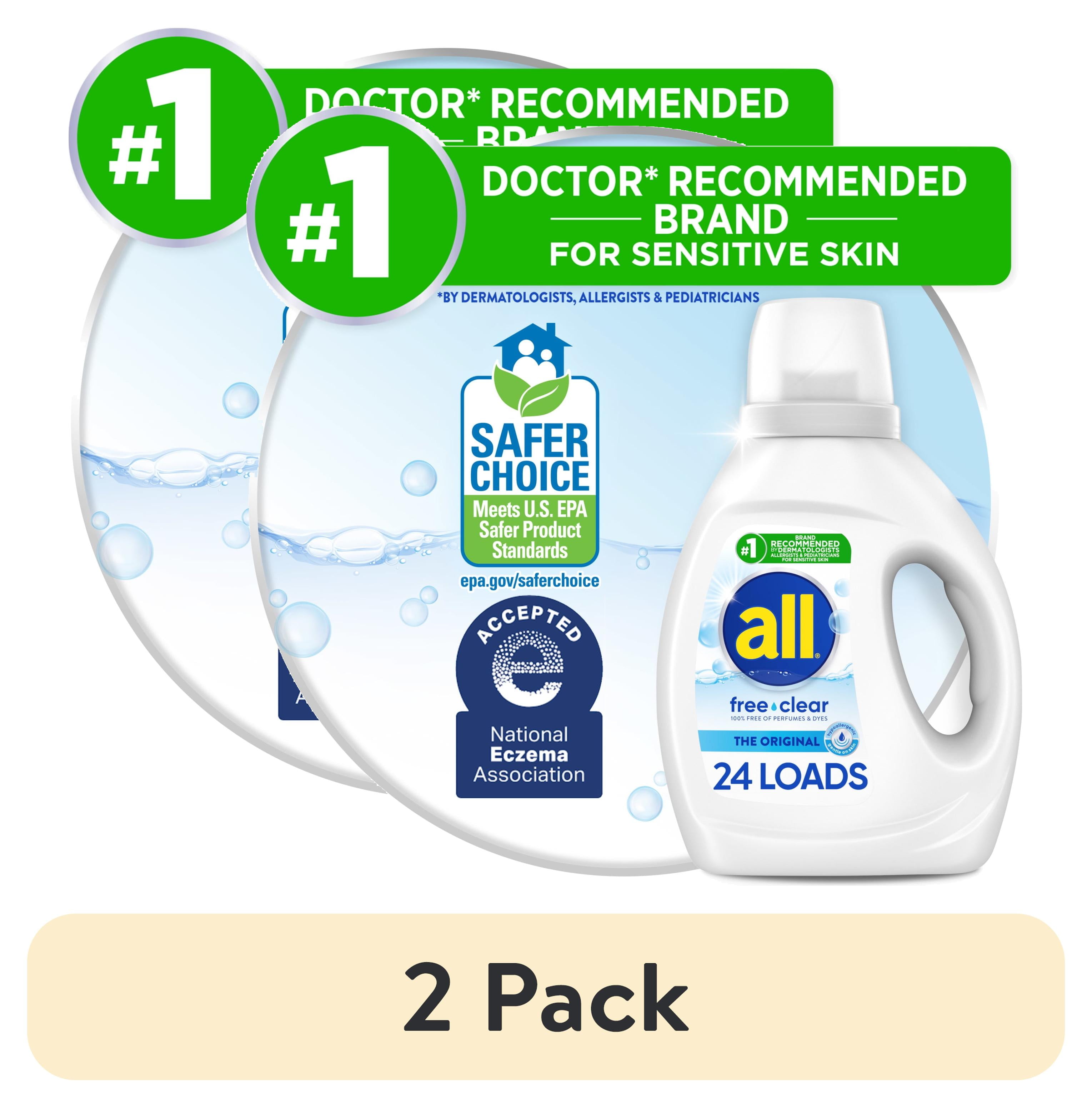 All Free Clear 2pk - Laundry additive supplies - Walmart Business Supplies