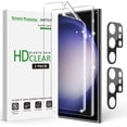 amFilm 2-Pack Samsung Galaxy S23 Ultra 5G 6.8' TPU Screen & Lens ...