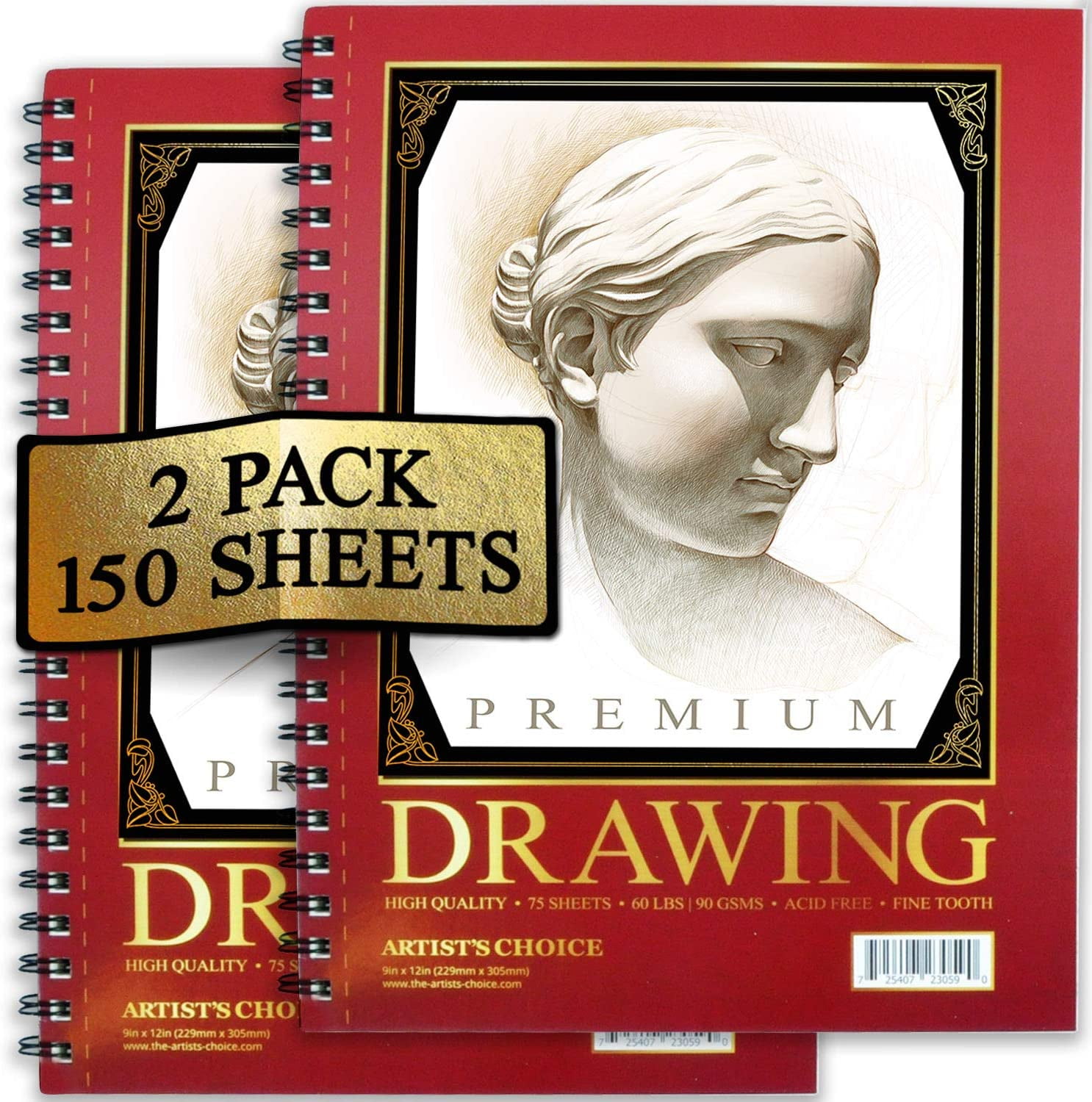 Sketch Pad - Spiral Drawing Paper for Artists, Designers and ...