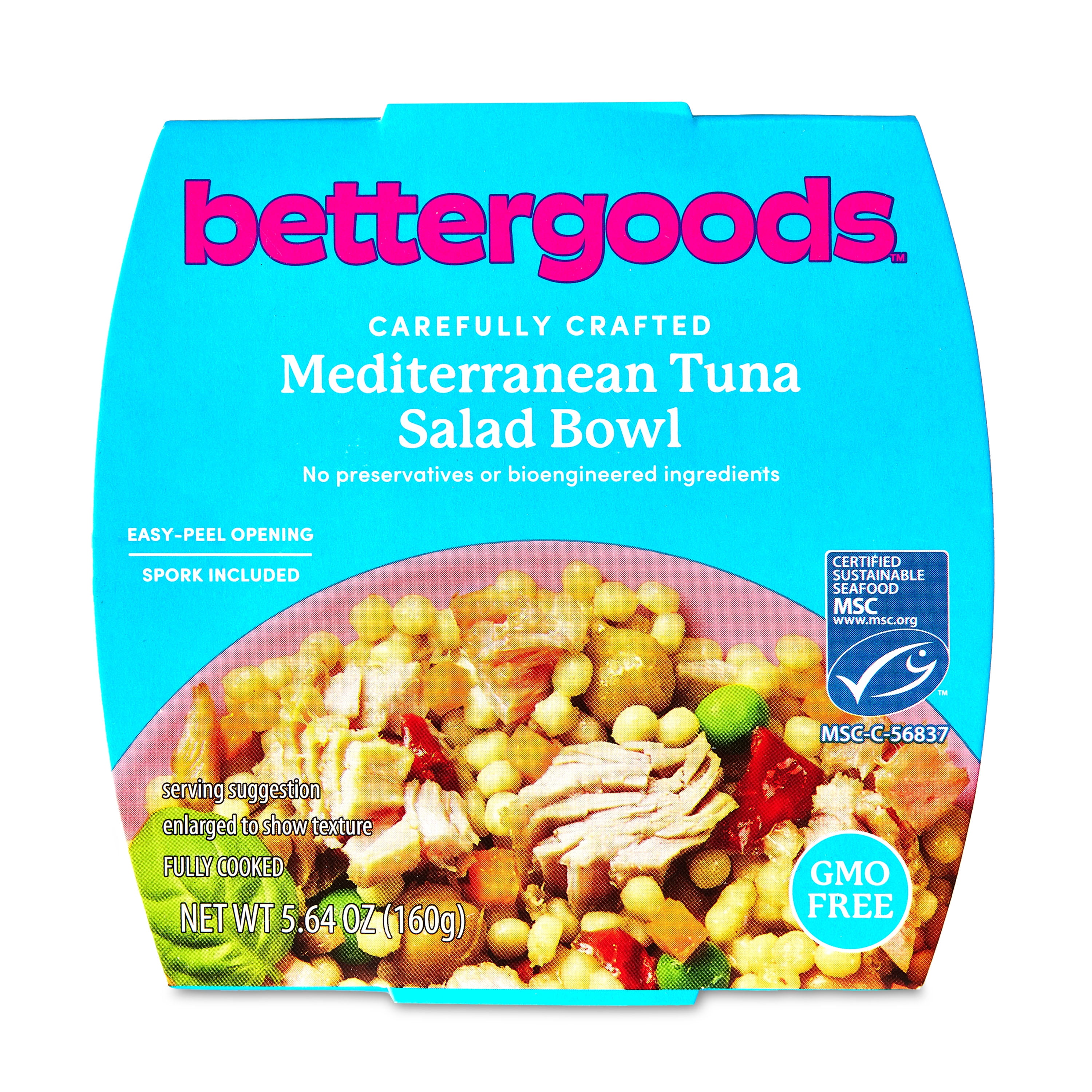 (2 pack) bettergoods Mediterranean Tuna Salad Bowl, MSC Certified, 5.64 oz - Walmart.com