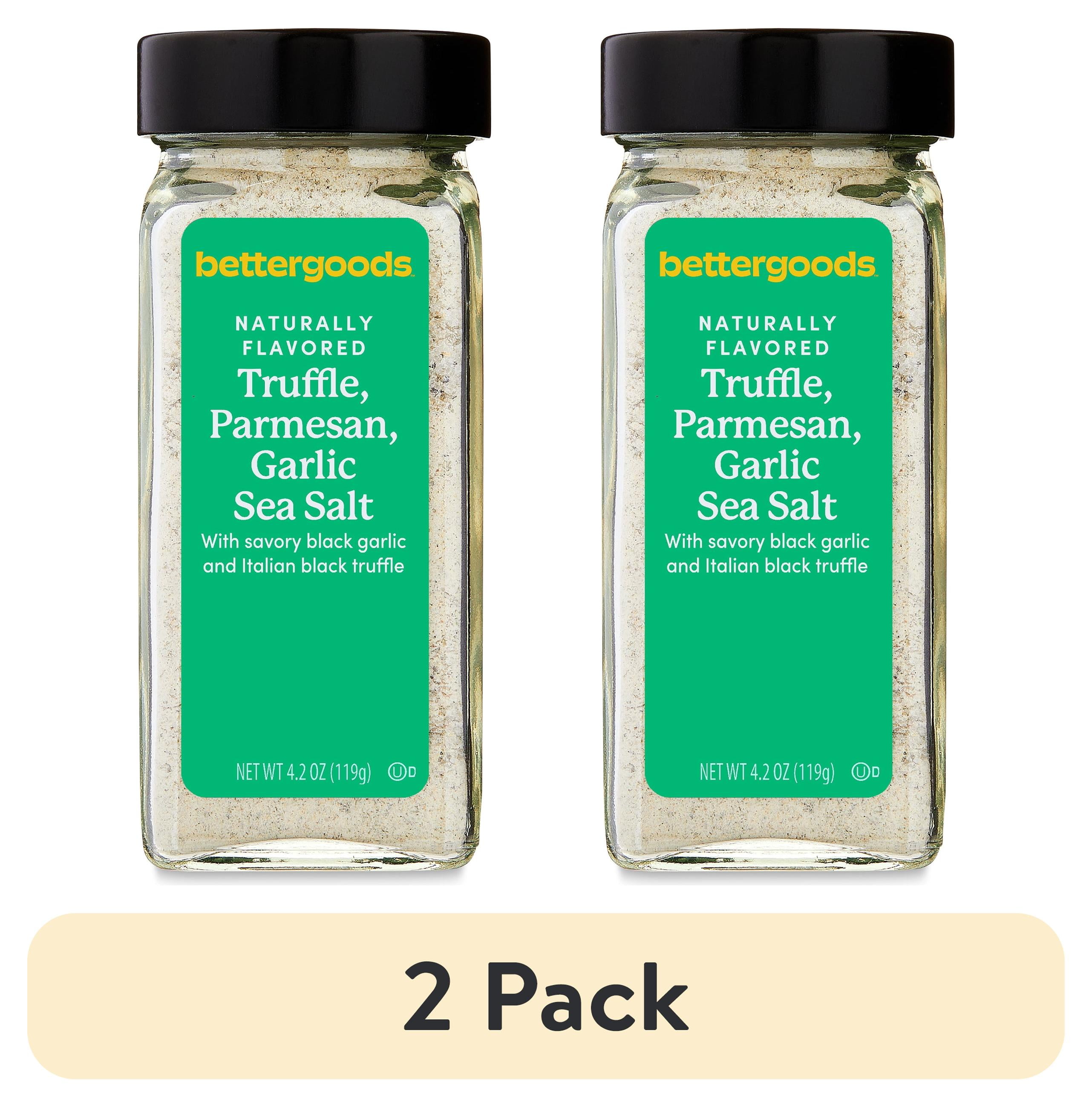 (2 pack) bettergoods Truffle, Parmesan, and Garlic Sea Salt, 4.2 oz ...