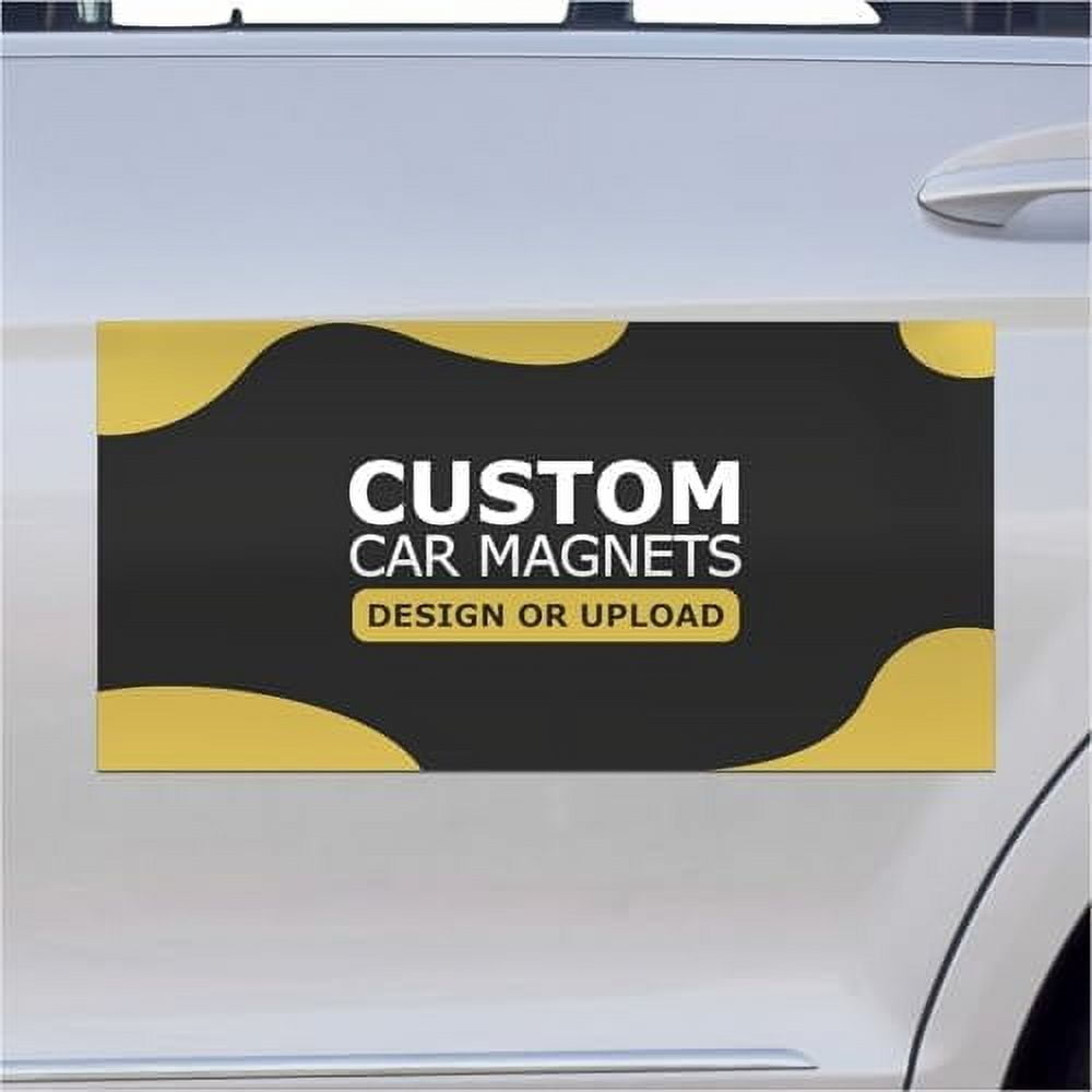 2 pack, custom car magnets 18x36 | customized magnetic signs for ...