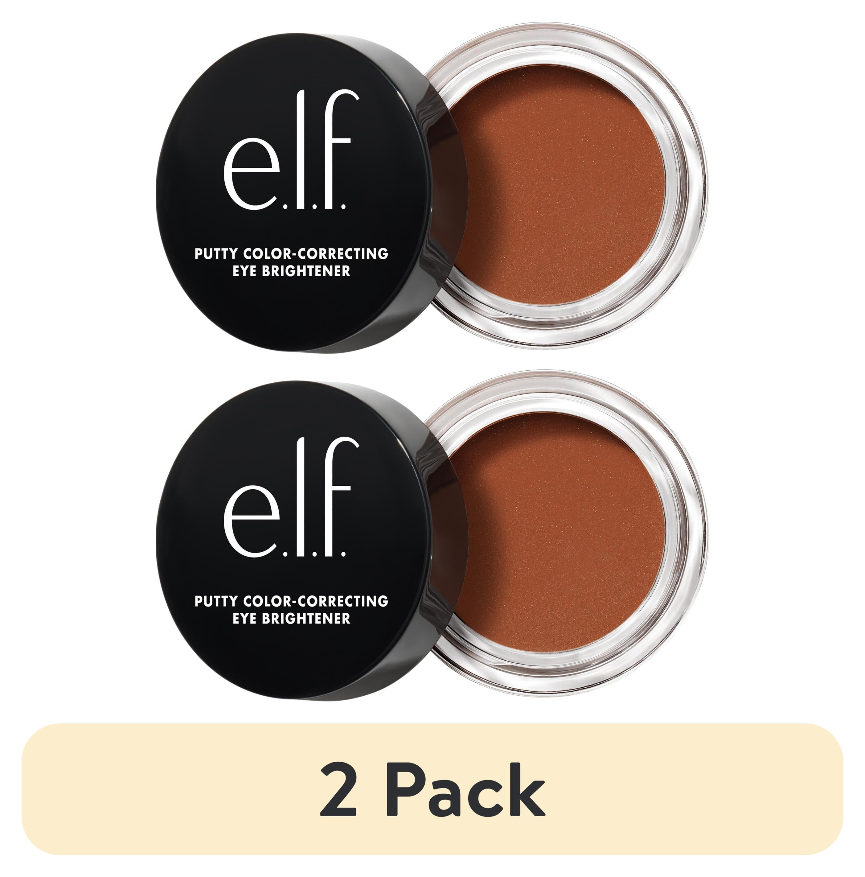 (2 pack) e.l.f. Putty Color-Correcting Eye Brightener, Deep/Rich, 0 ...