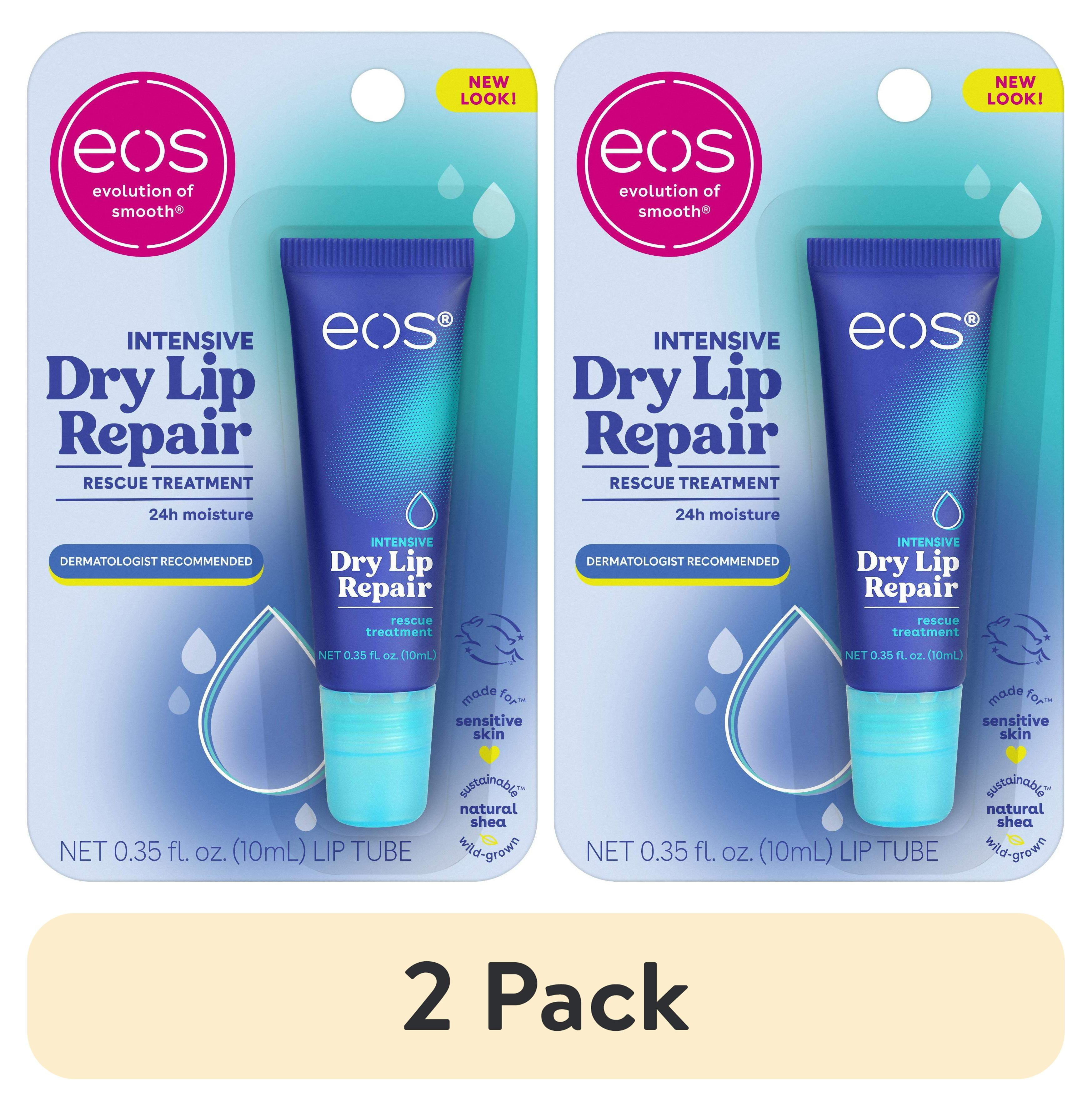 (2 pack) eos Hero Lip Repair, Extra Dry 24HR Treatment, Overnight Moisture, 0.35 fl oz - Walmart.com
