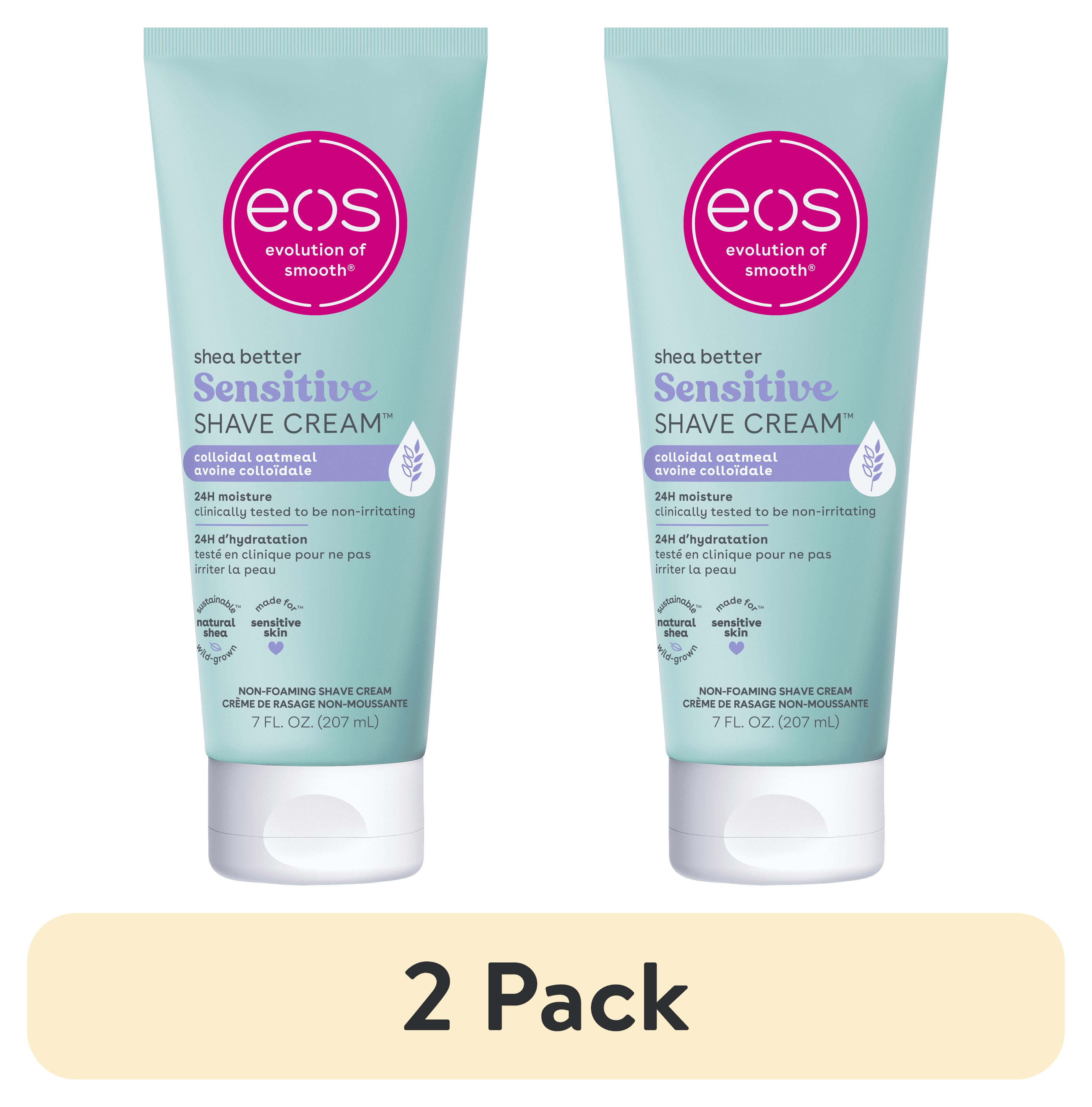 (2 pack) eos Shea Better Women's Shave Cream for Sensitive Skin ...