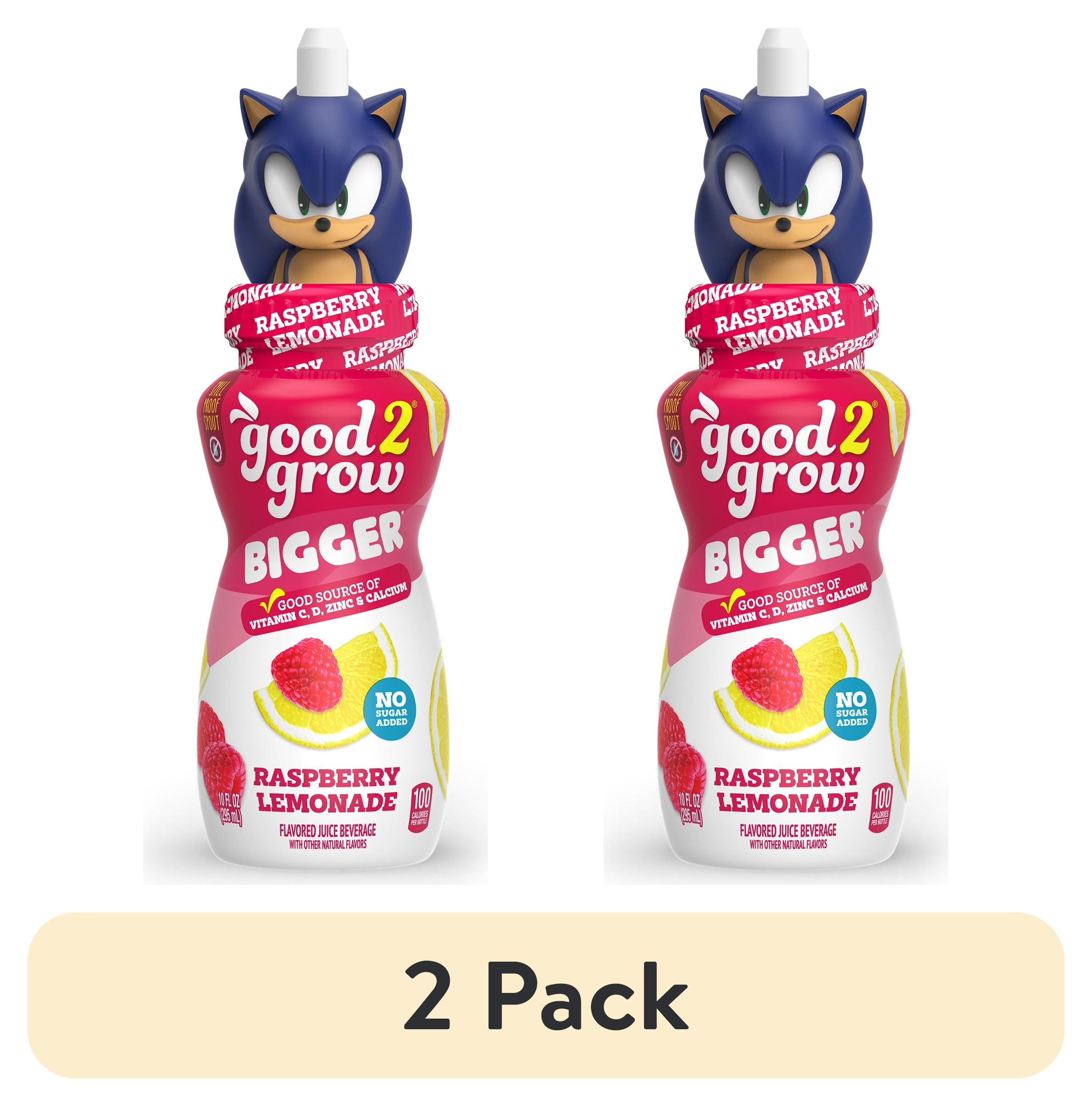 (2 pack) good2grow 10oz Raspberry Lemonade BIGGER (Character Tops Vary ...