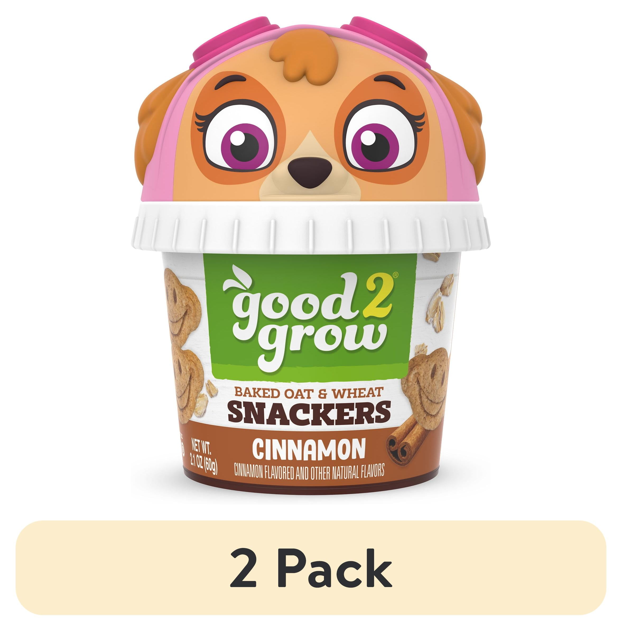 (2 pack) good2grow 2oz Cinnamon Snackers (Character Tops Vary ...