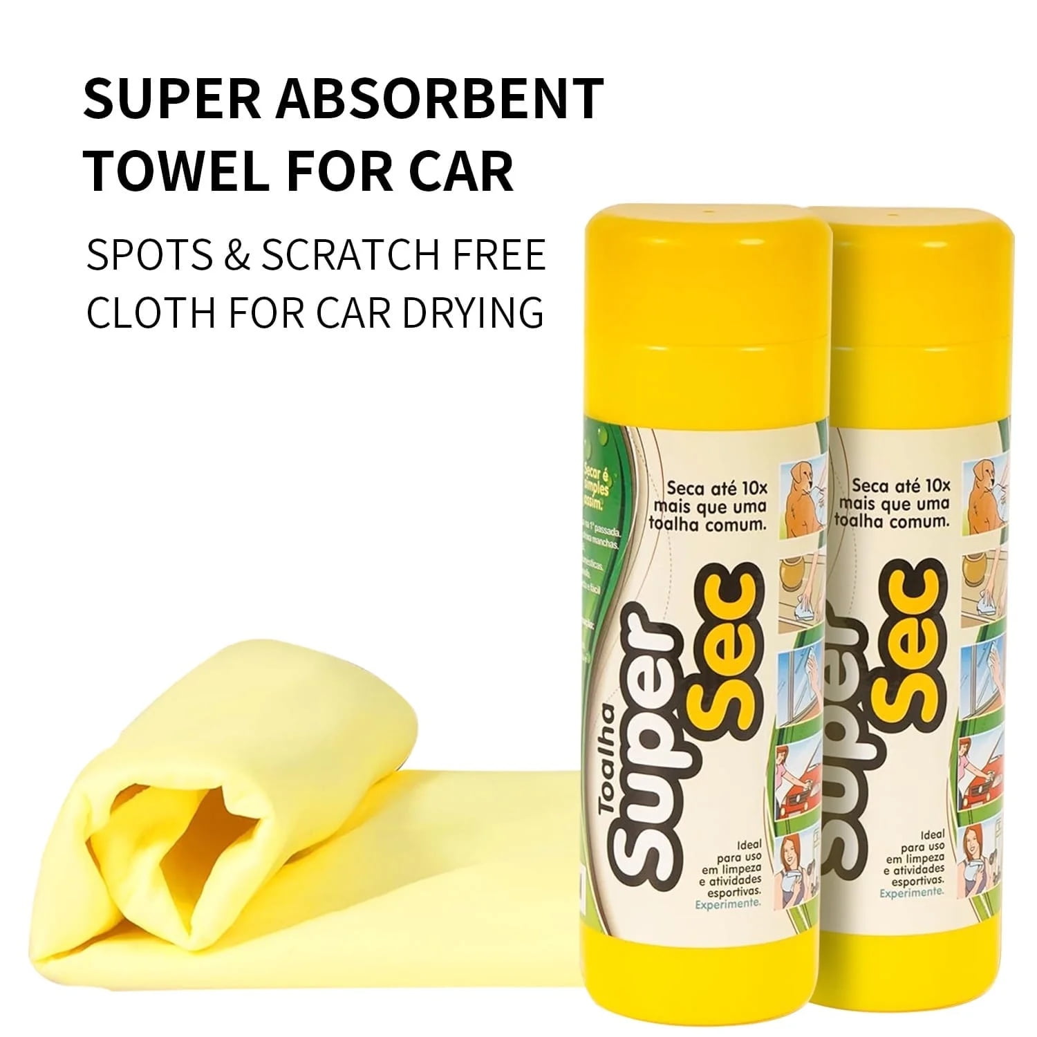 2 pack of high-grade ultra-fine fiber car drying cloth - highly ...