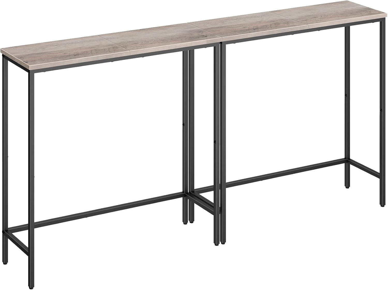 2 Pack Narrow Sofa Console Table, 29.5" Small Entryway Table, Thin ...