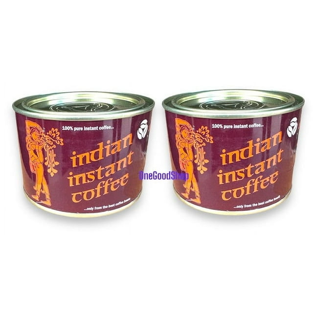 2 pack of Original Indian Instant Natural Coffee Classic Delight ...