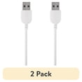 (2 pack) onn USB-C to USB-A Charging Cable, 6 ft, USB-IF Certified, for ...