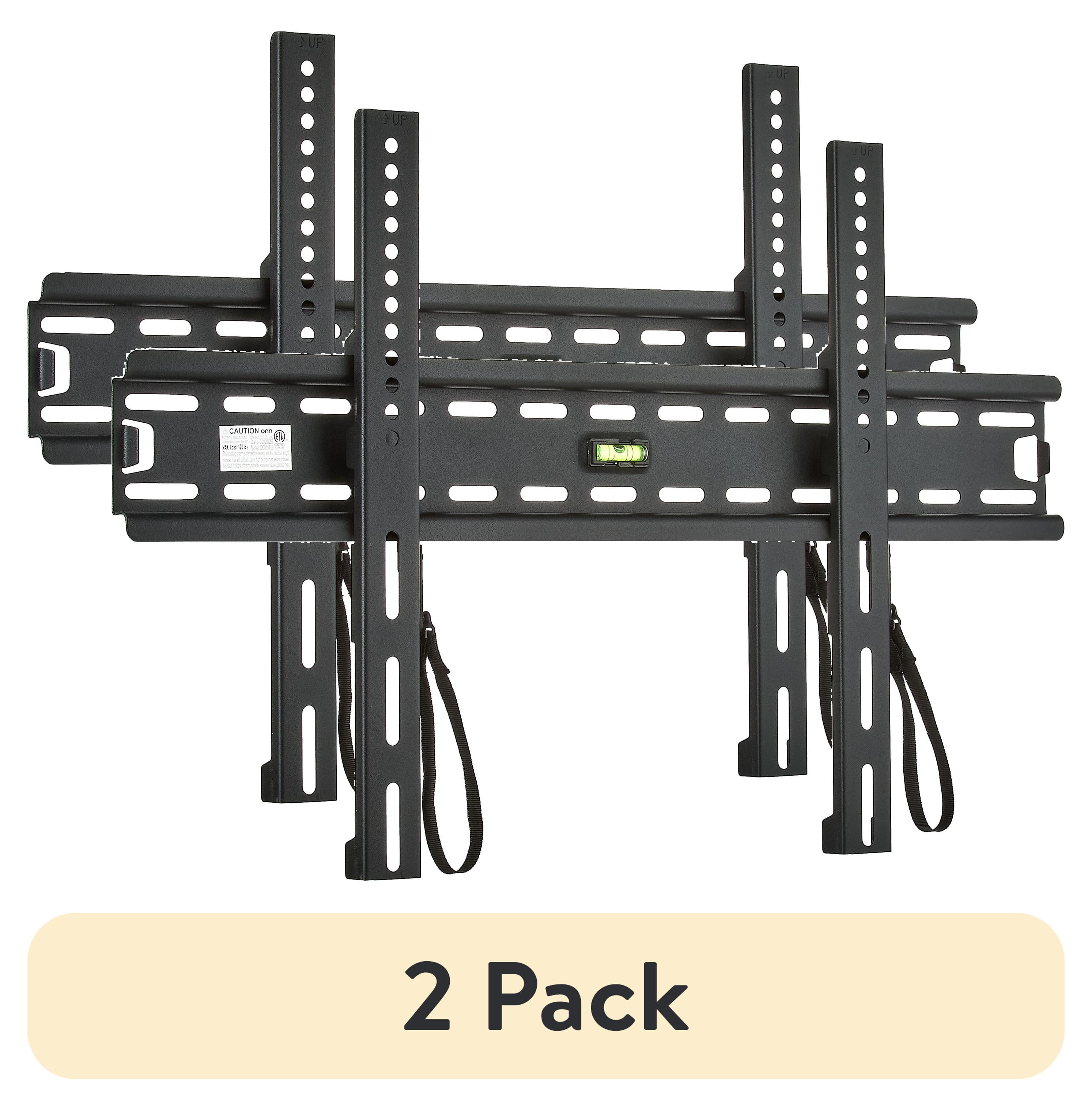 (2 pack) onn Fixed TV Wall Mount for 32" to 86" TVs, holds up to 120 ...