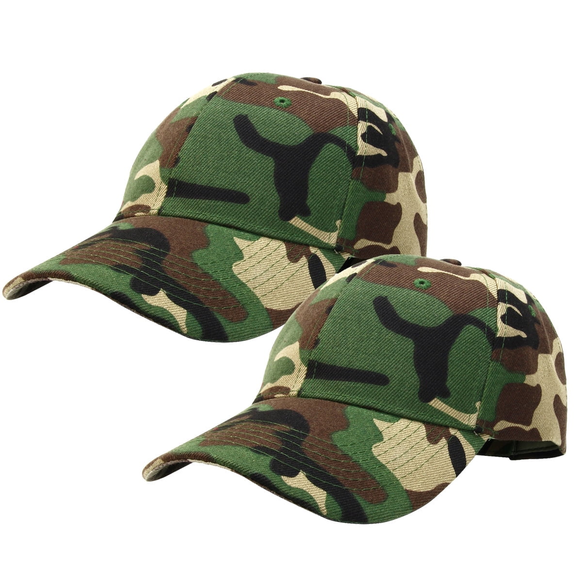 2-pack plain baseball cap for men & women adjustable size outdoor ...
