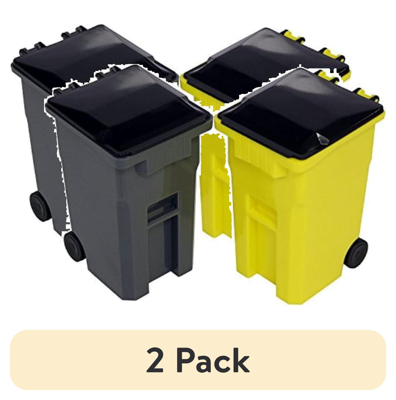 (2 pack) thornton's office supplies mini curbside wrestling toy garbage ...
