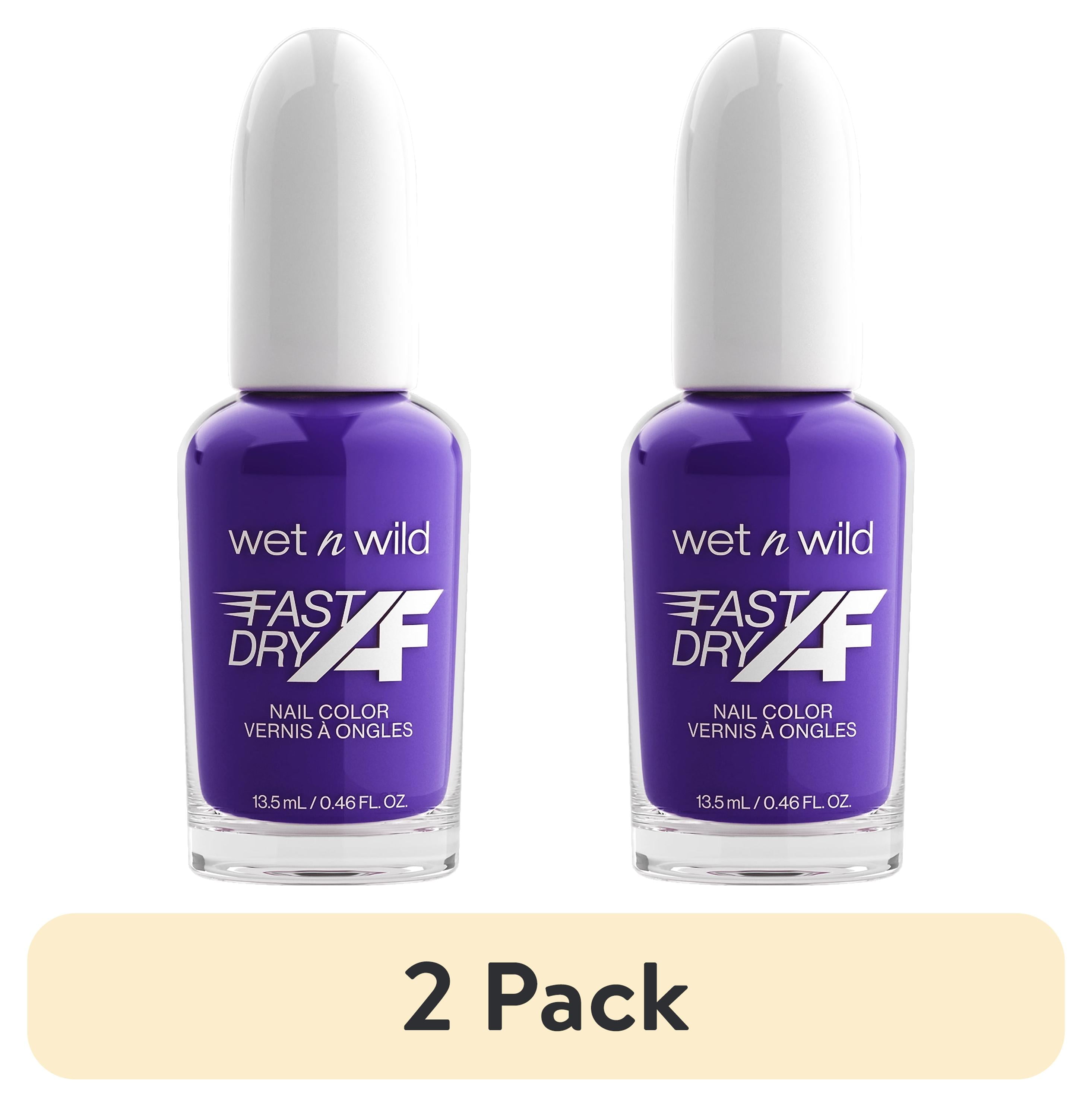 (2 pack) wet n wild Fast Dry AF Nail Color, Married Into Royalty ...