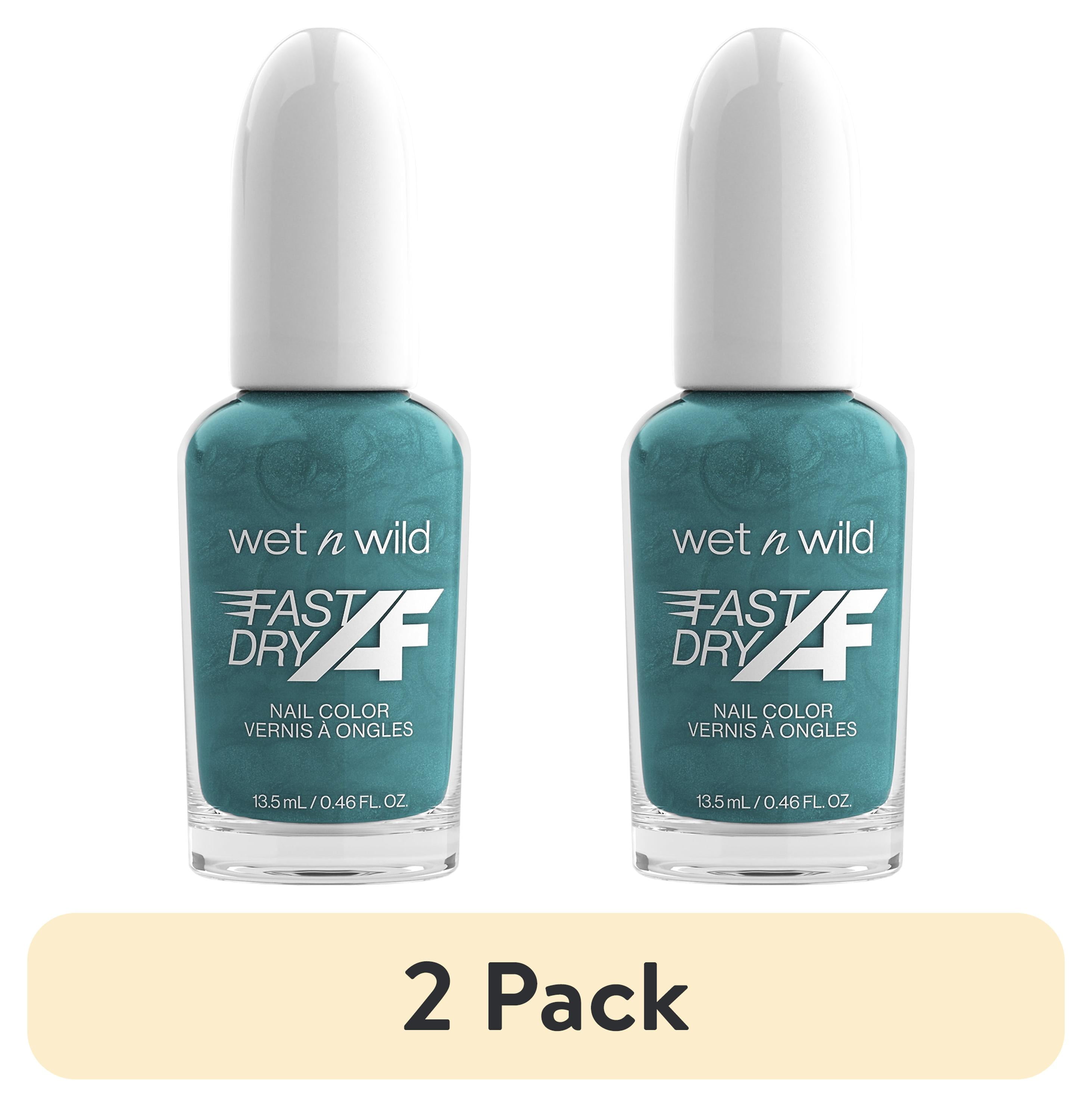 (2 pack) wet n wild Fast Dry AF Nail Color, Mermaids Do Exist - Walmart.com