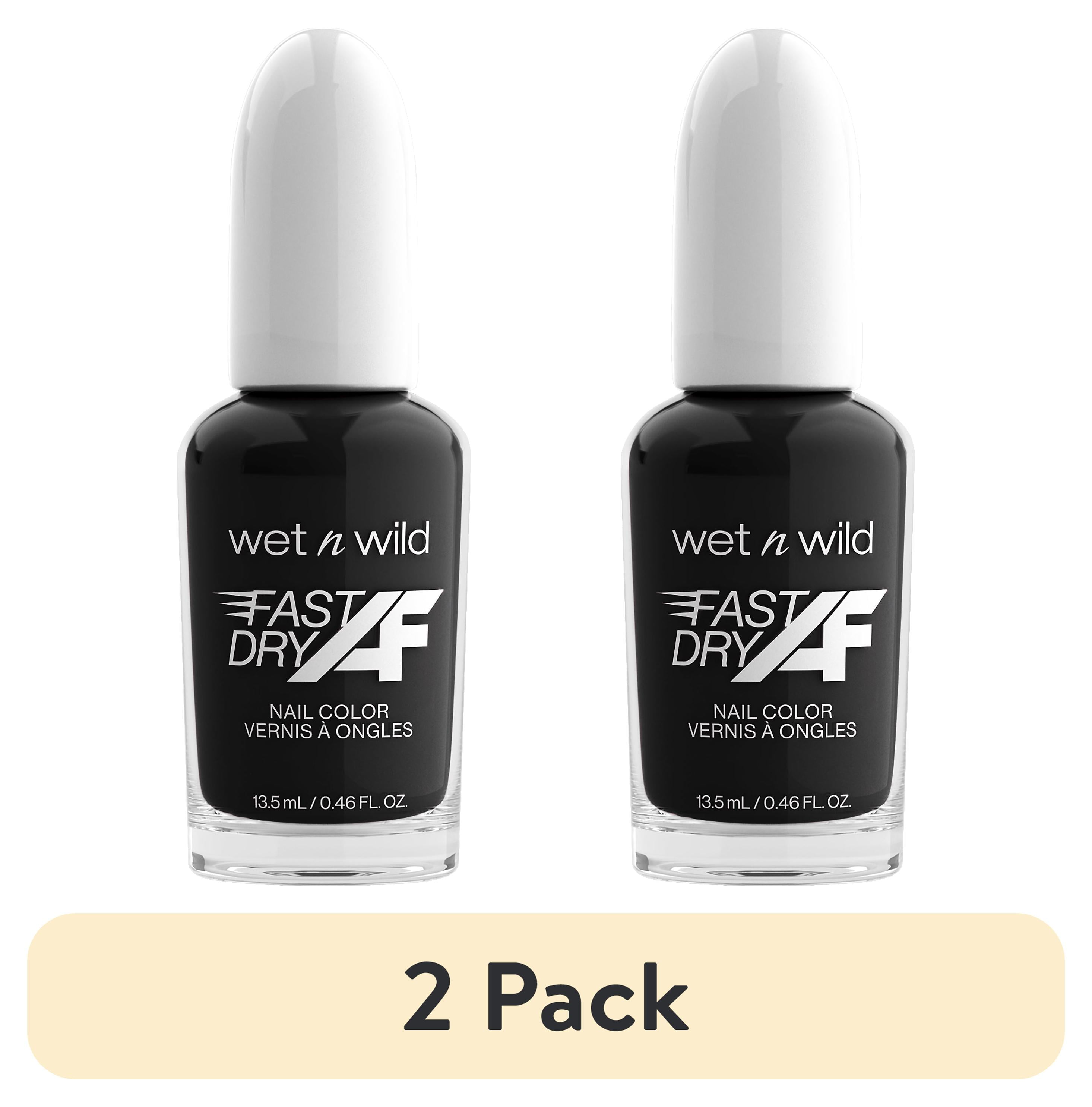 (2 pack) wet n wild Fast Dry AF Nail Color, Throwing Shade - Walmart.com