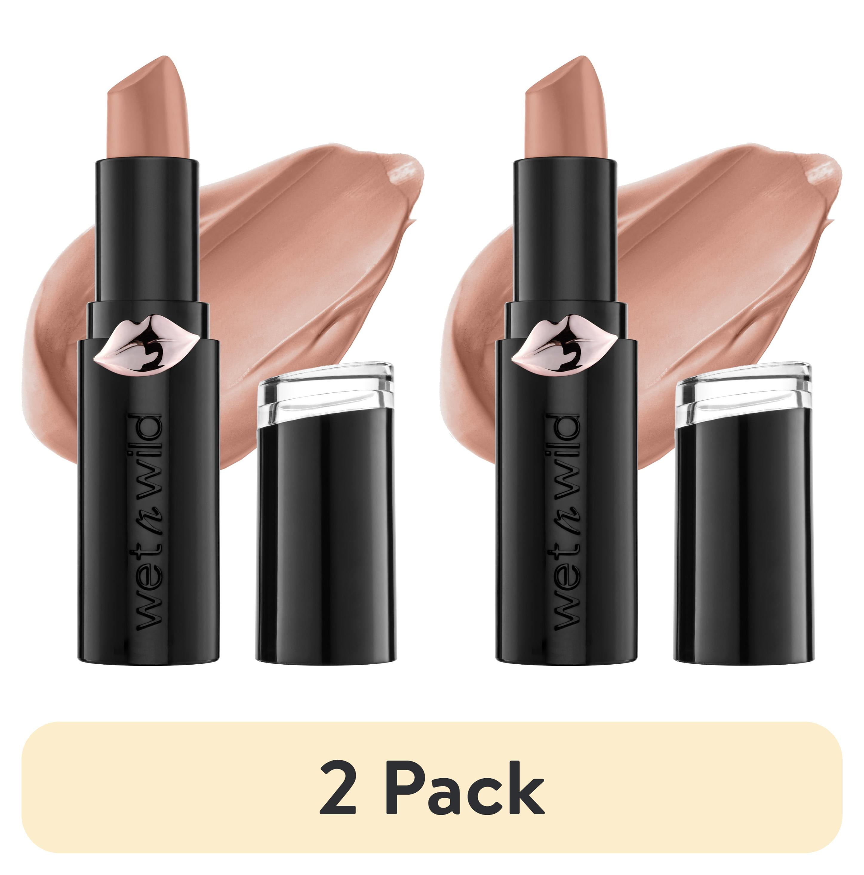 (2 pack) wet n wild Mega Last Matte Lip Color - Never Nude - Walmart.com