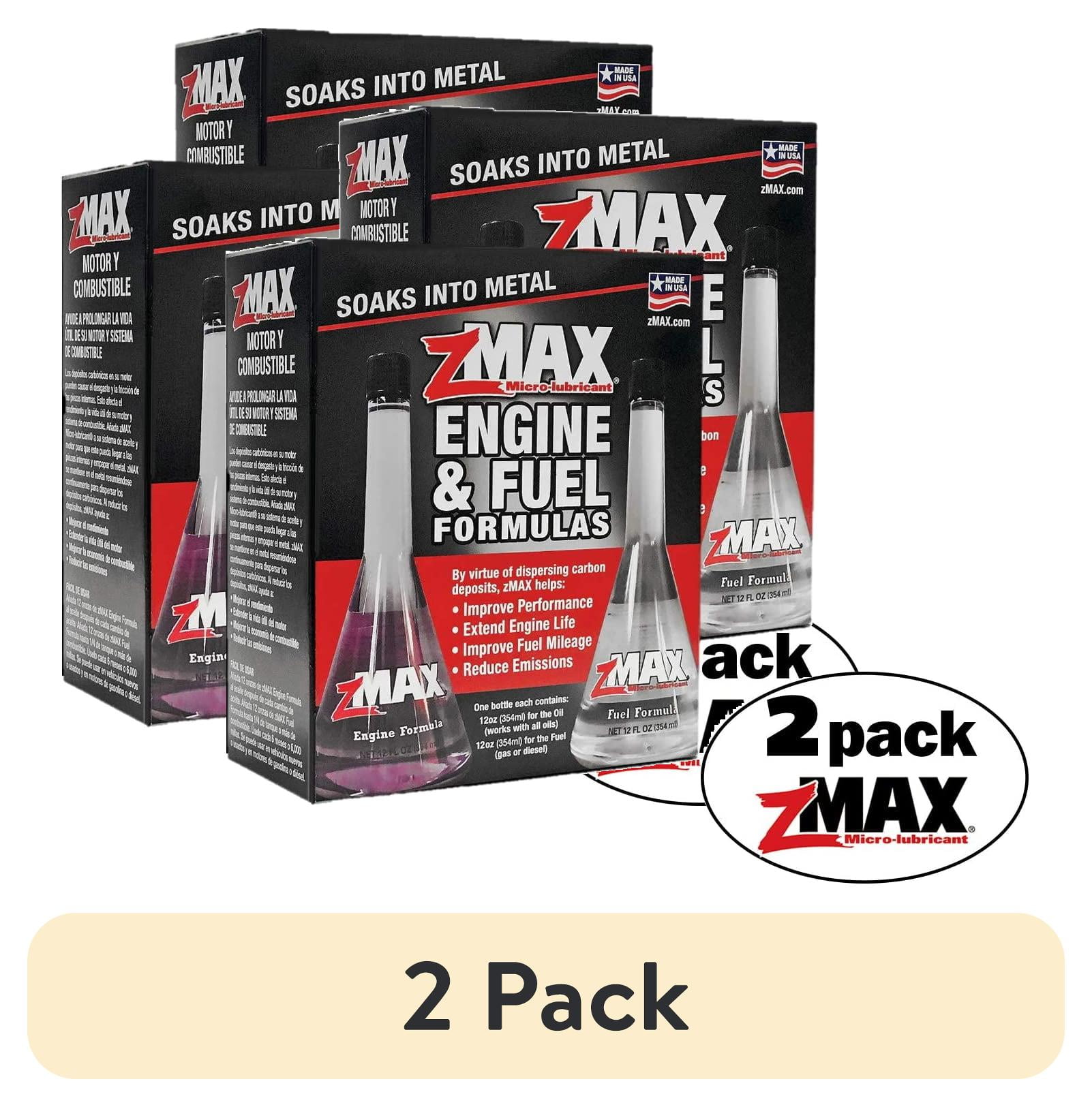 (2 pack) zMAX Engine & Fuel Formula Kit 12oz - 2 Pack - Walmart.com