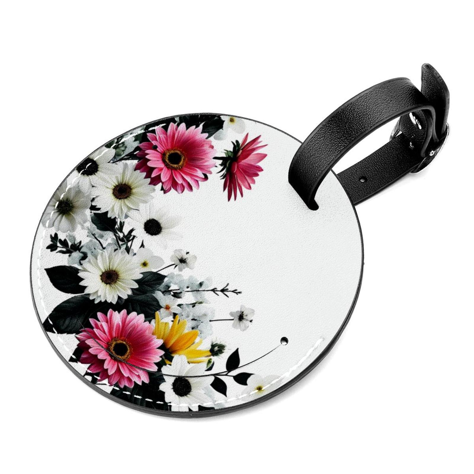 2 packed，Butterfly leaf branch flowers，Luggage tags for suitcases,Name ...