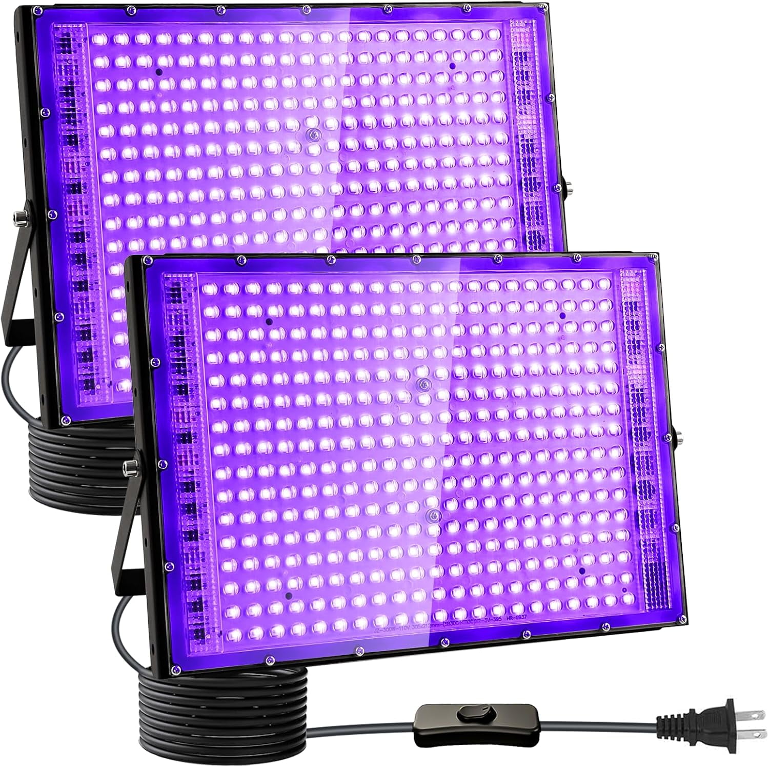 2 packs of 300-watt black light bulbs, black light floodlights with ...